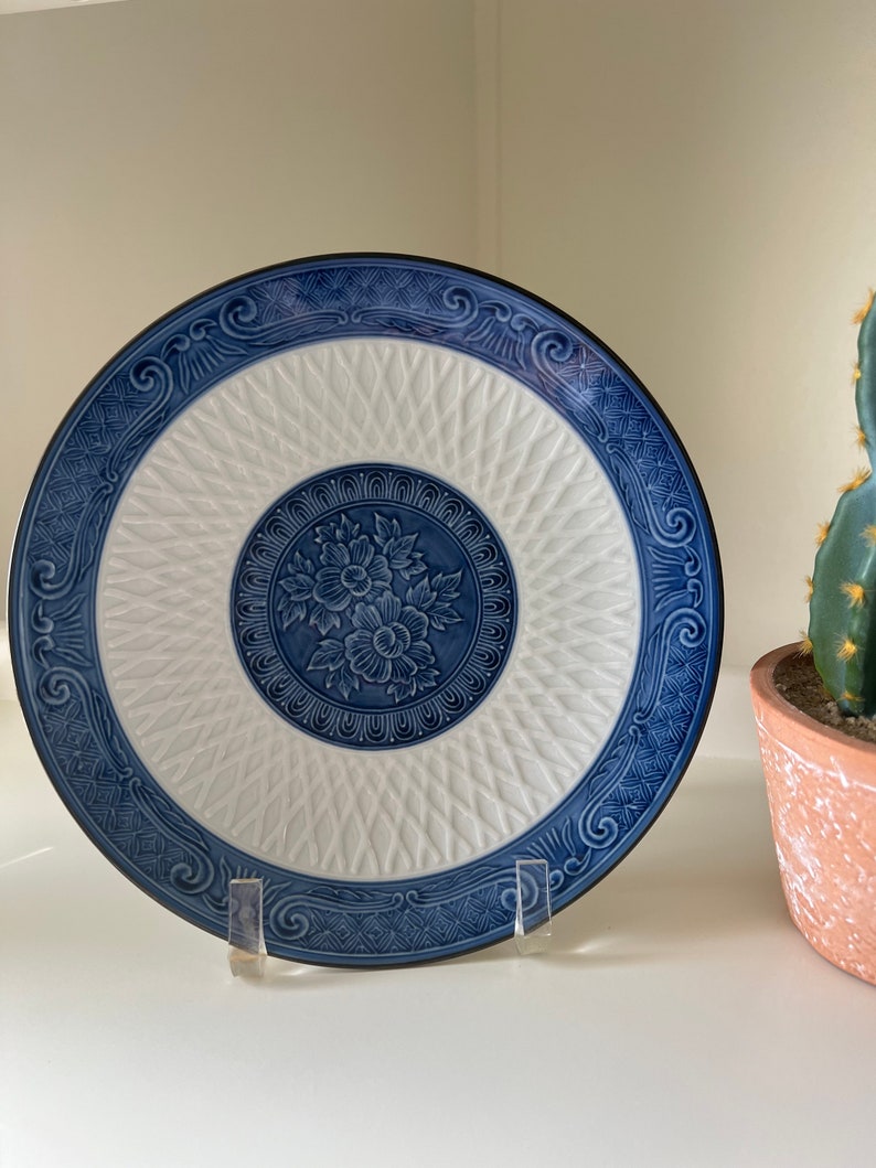 Vintage Japanese Blue and White Arita Plate Dish - Etsy