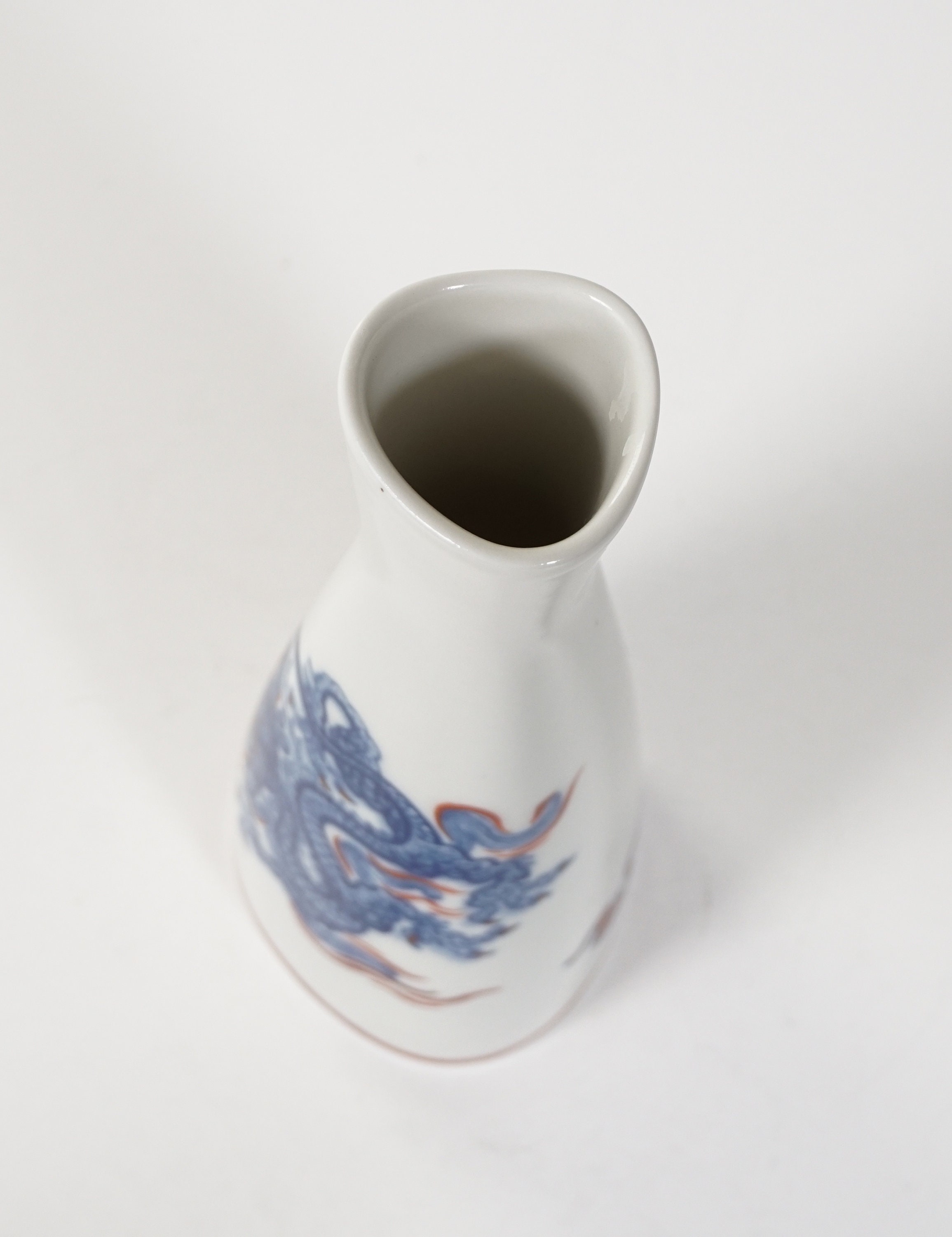 Echt Kobalt Porcelain Vase dragon Hand Painted Made in Germany - Etsy