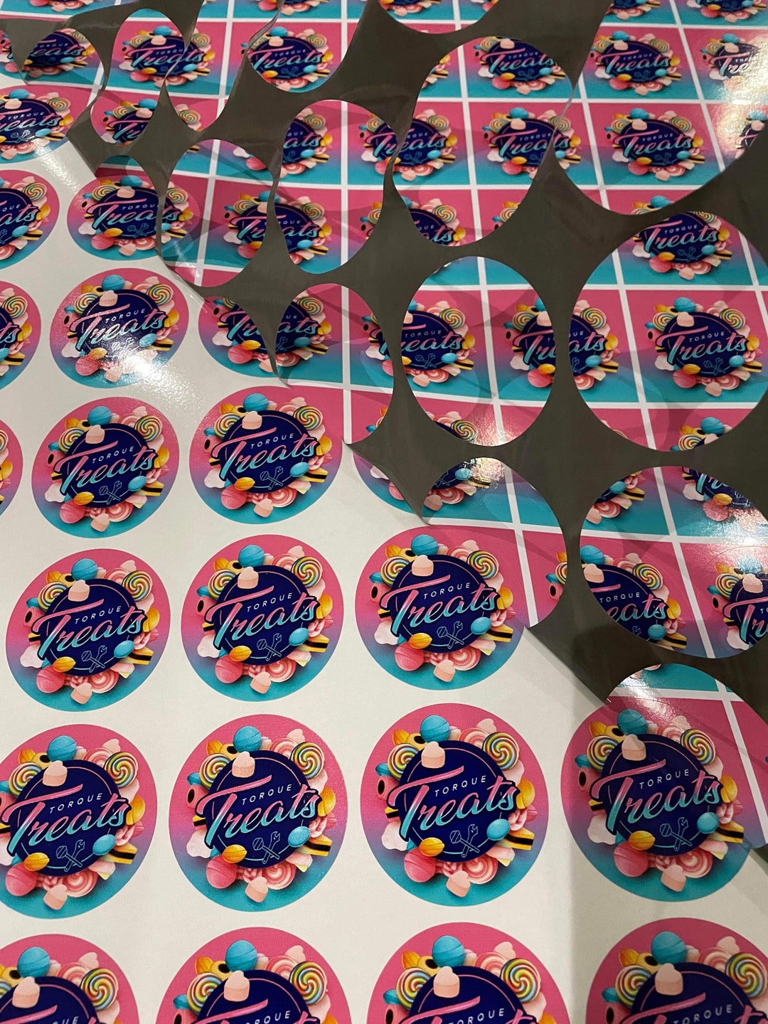 Personalise Vinal Stickers/ Labels Quantity 100 60mm - Etsy