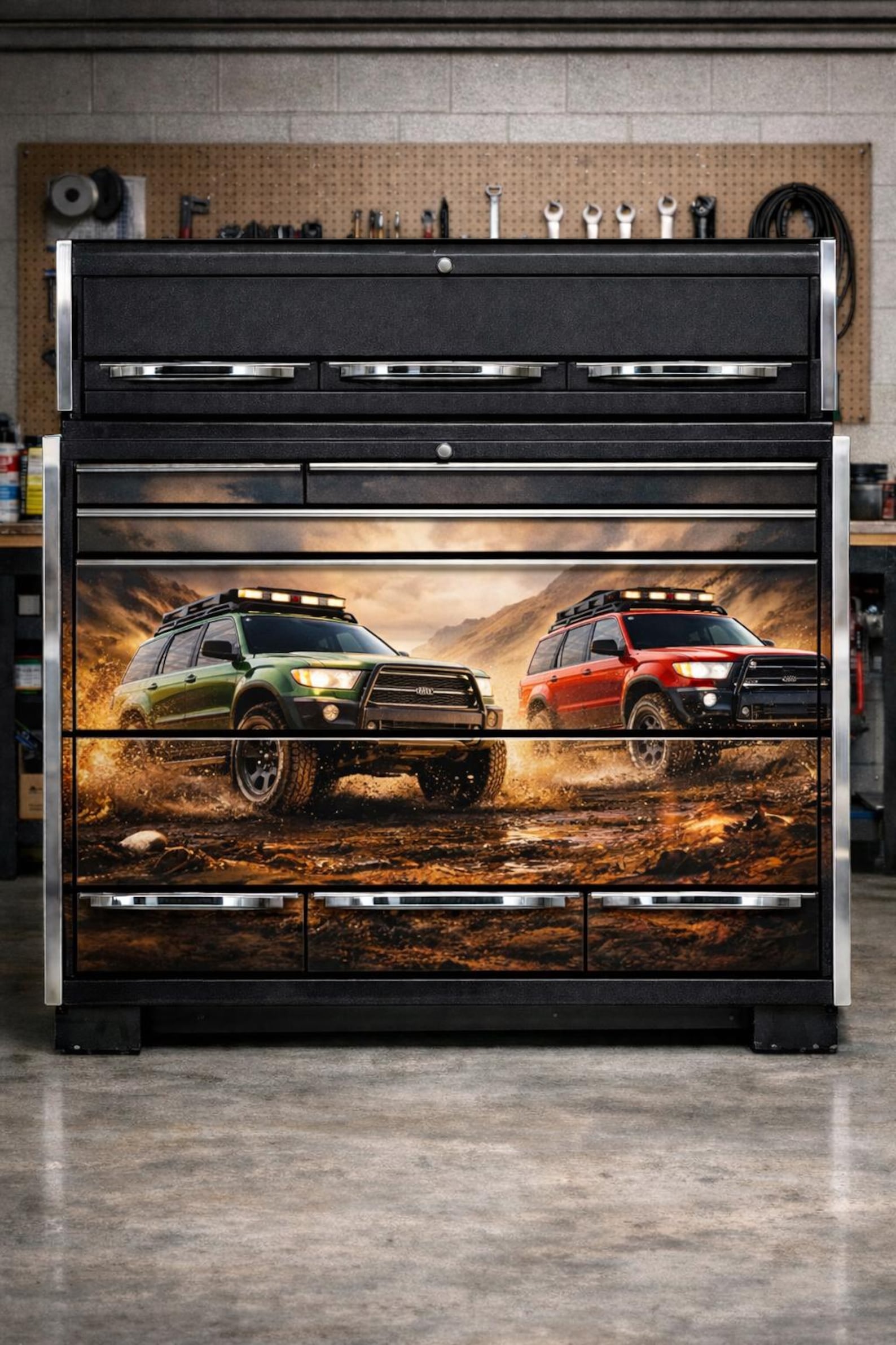 Custom Toolbox Drawer Stickers – Any Style Tool Chest Wrap – Recovery ...