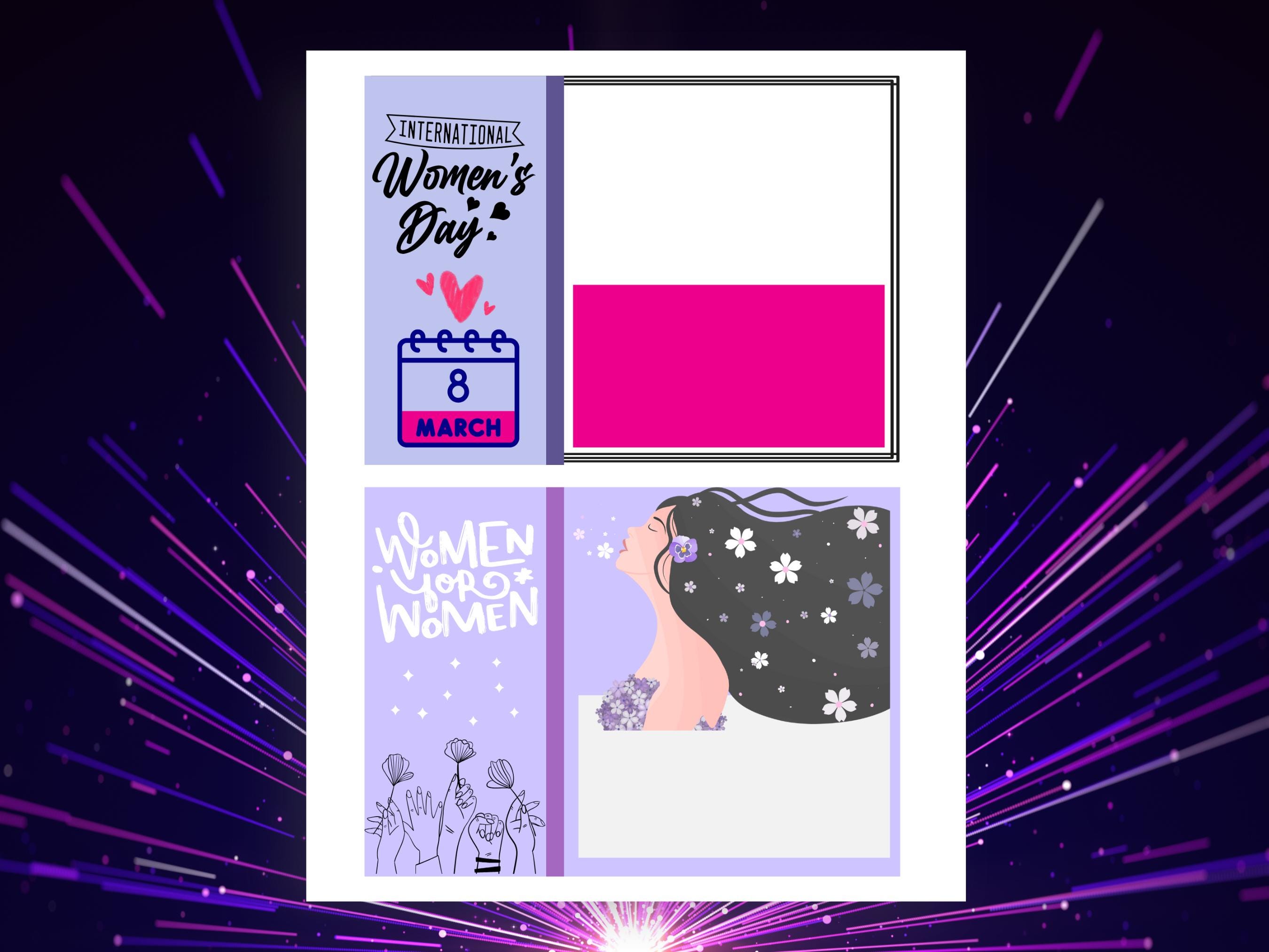 International Women's Day Cards Printable Empowerment Cards for Friends ...