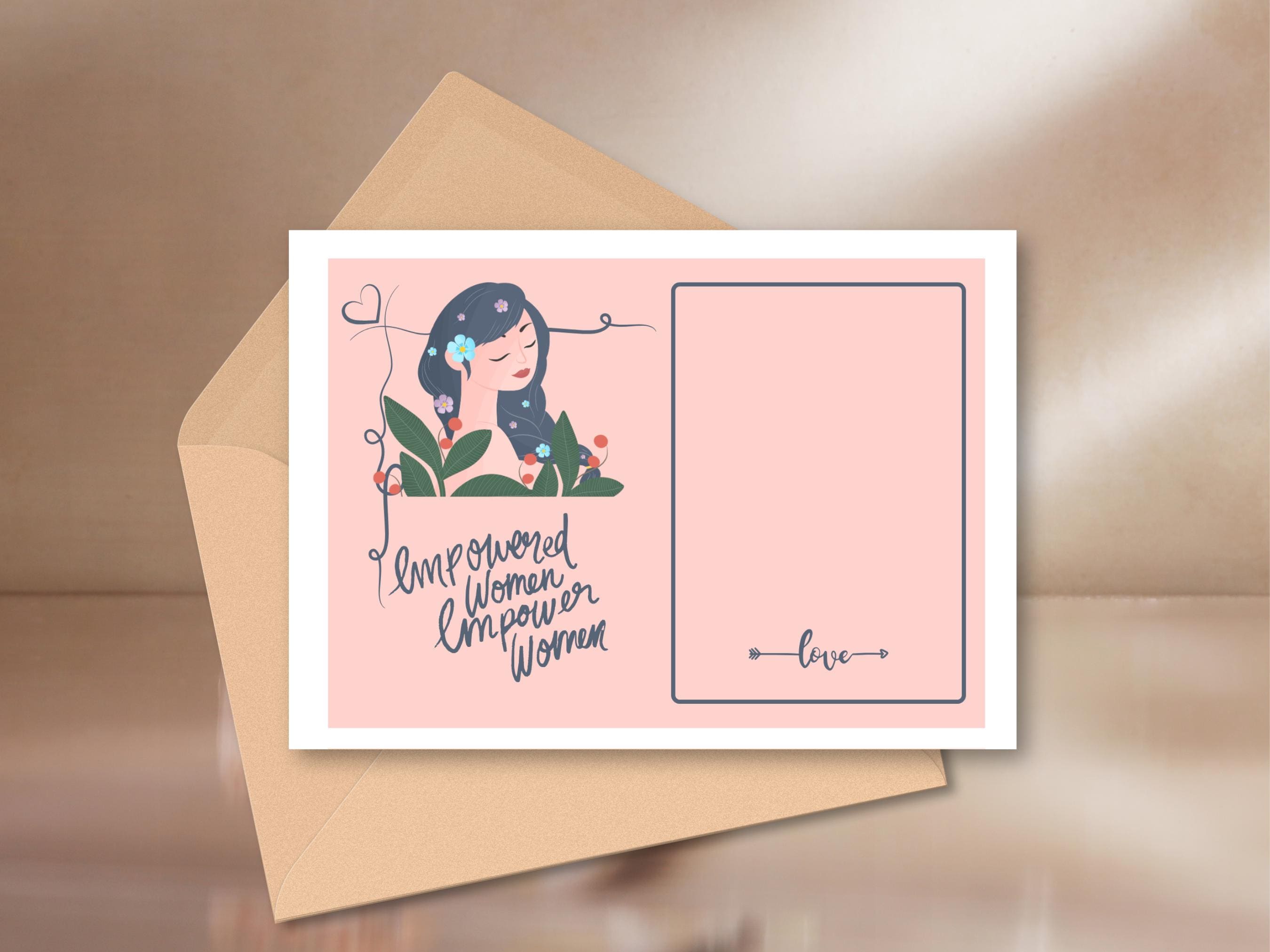 International Women's Day Cards Printable Empowerment Cards for Friends ...