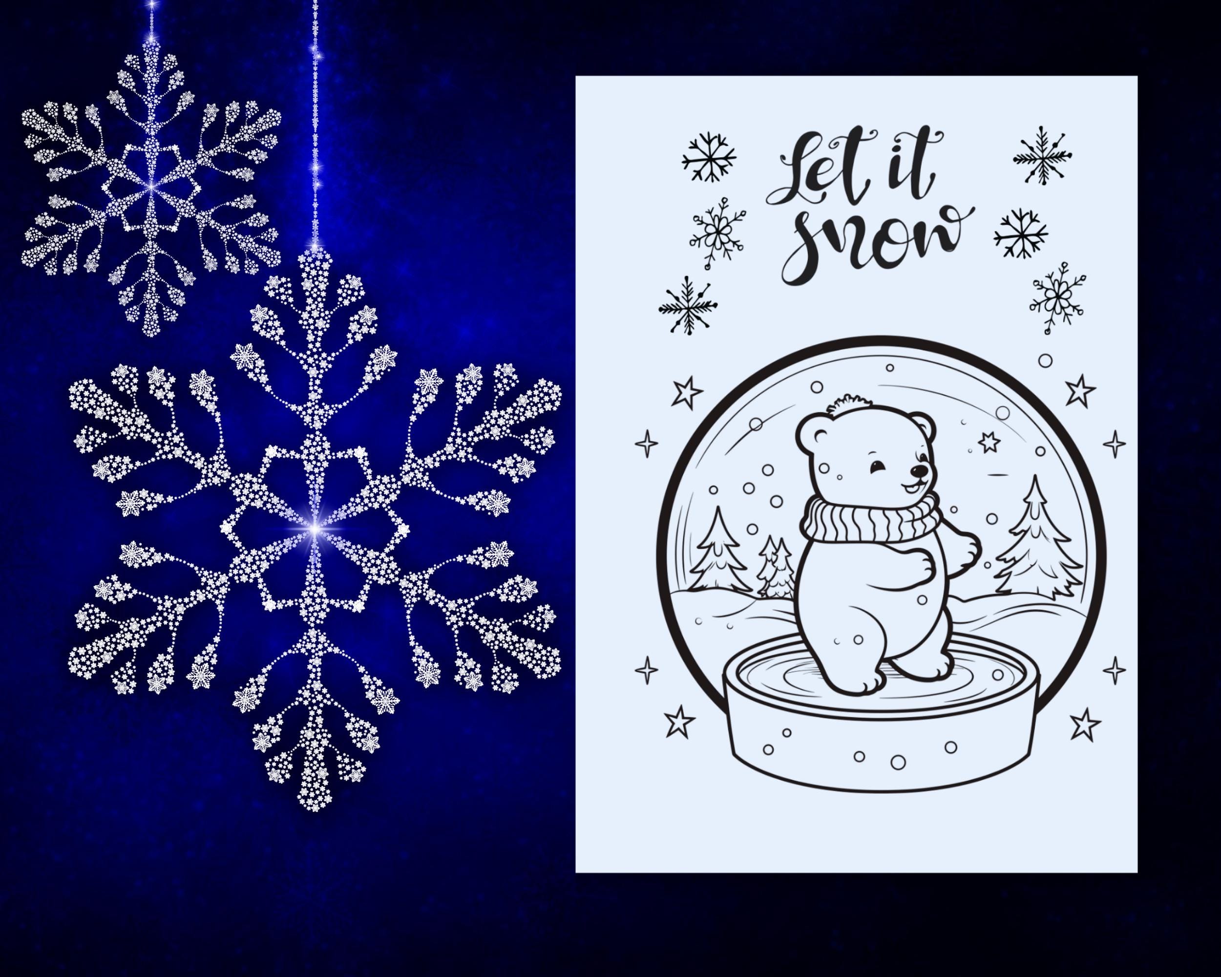 Printable Coloring Christmas Card From Children Homemade Christmas ...