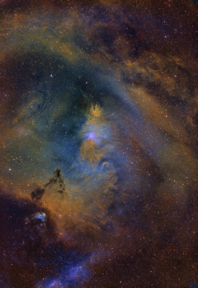 Christmas Tree Cluster & Fox Fur Nebula Metal Print: Cosmic Art - Ready ...