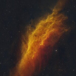 HD Metal Print of California Nebula in Narrowband – Breathtaking Cosmic ...