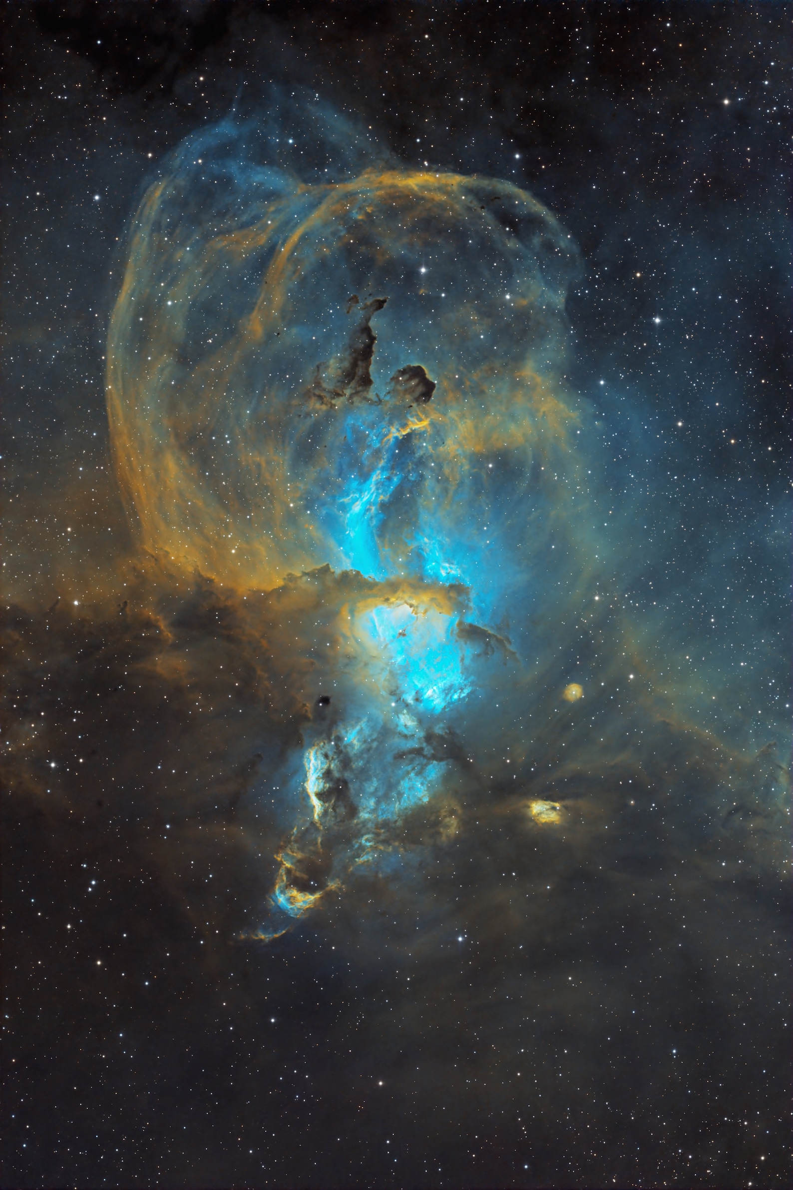Statue of Liberty Nebula HD Metal Print – Cosmic Southern Hemisphere ...