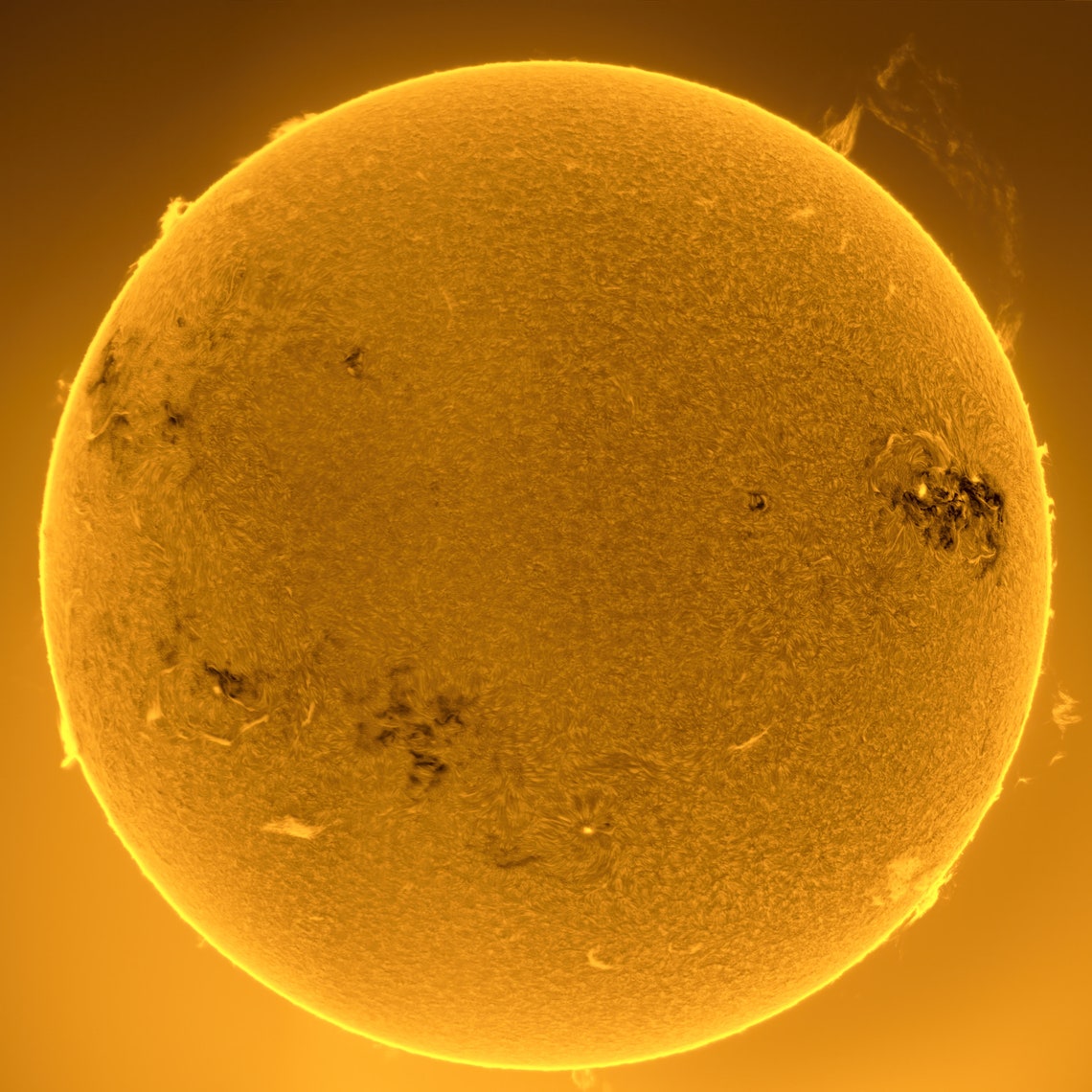 Sunspots HD Metal Print: Solar Storm of May 2024, Space Wall Art - Etsy