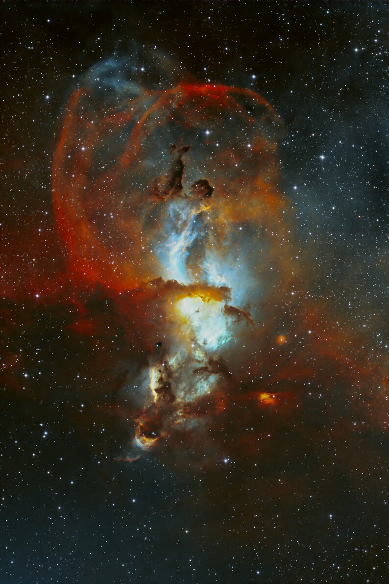 Statue of Liberty Nebula HD Metal Print – Cosmic Southern Hemisphere ...