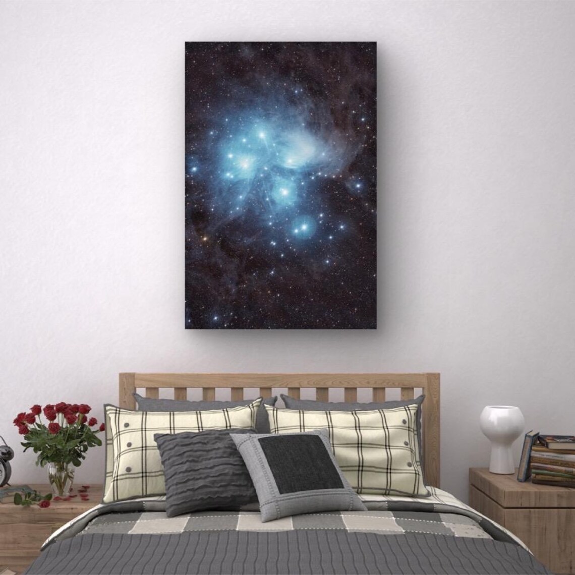 The Pleiades - M45 - Messier 45 - Quality Metal Print (glossy) - 12"x18 ...