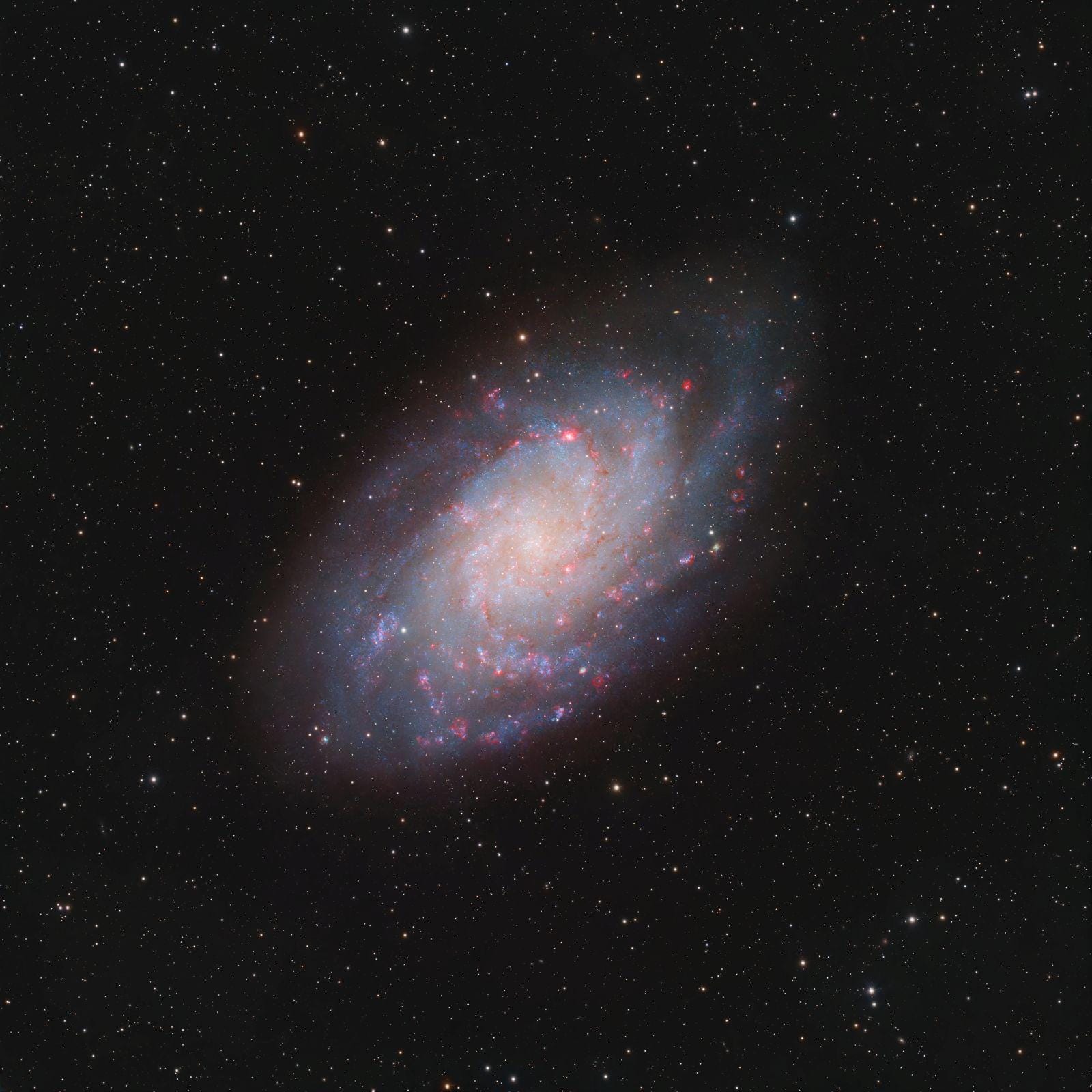 Messier 33 Galaxy Metal Print – Cosmic Wall Art - Etsy