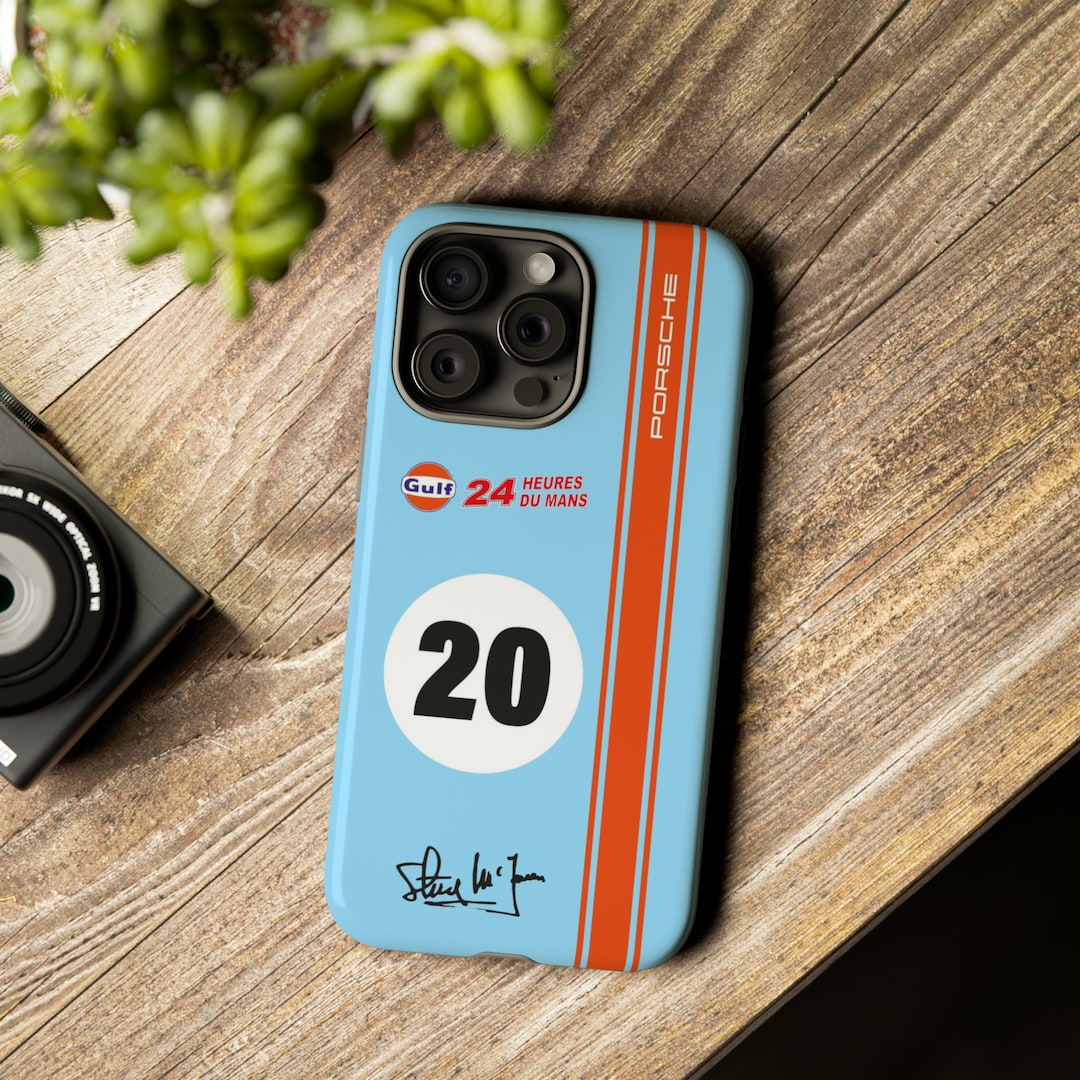 Le Mans Gulf Porsche Steve Mcqueen Signature Racing iPhone - Etsy