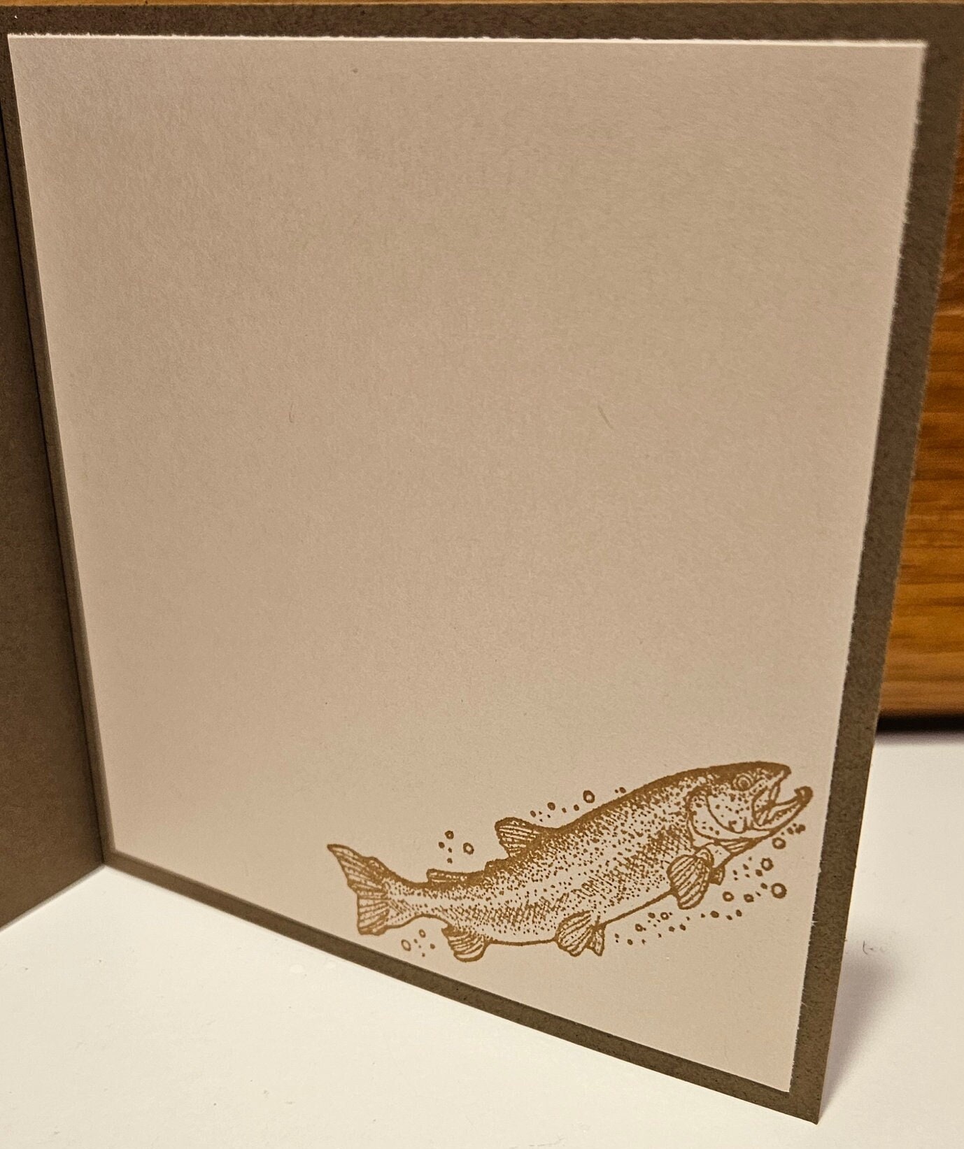 Thinking of You - Fishing Masculine Greeting Card - Etsy