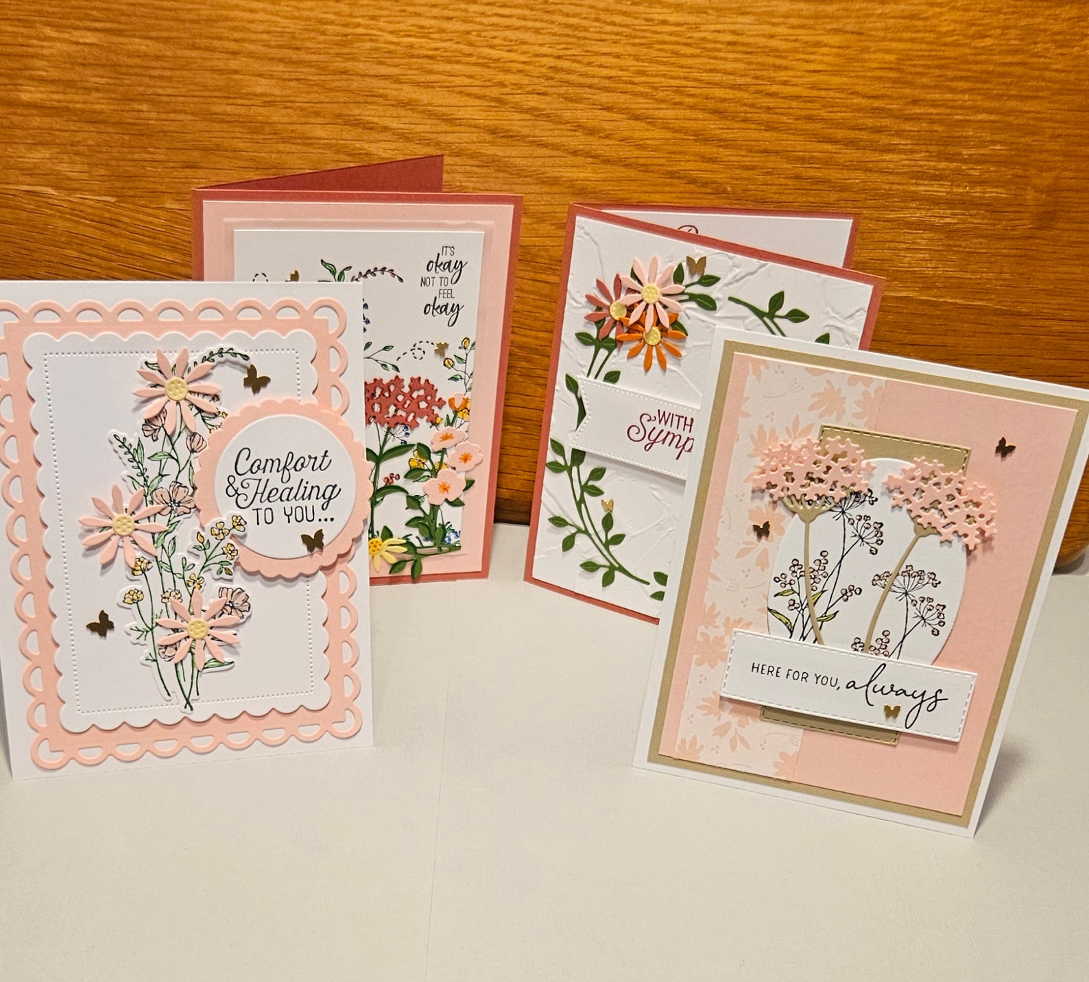 Sympathy/comfort Sentiments Set of 8 Cards and Envelopes - Etsy Canada