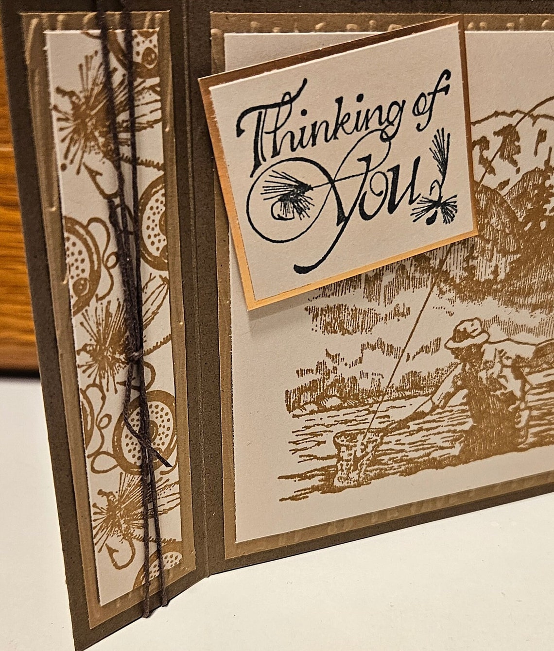 Thinking of You - Fishing Masculine Greeting Card - Etsy