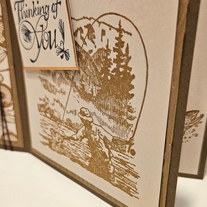Thinking of You - Fishing Masculine Greeting Card - Etsy