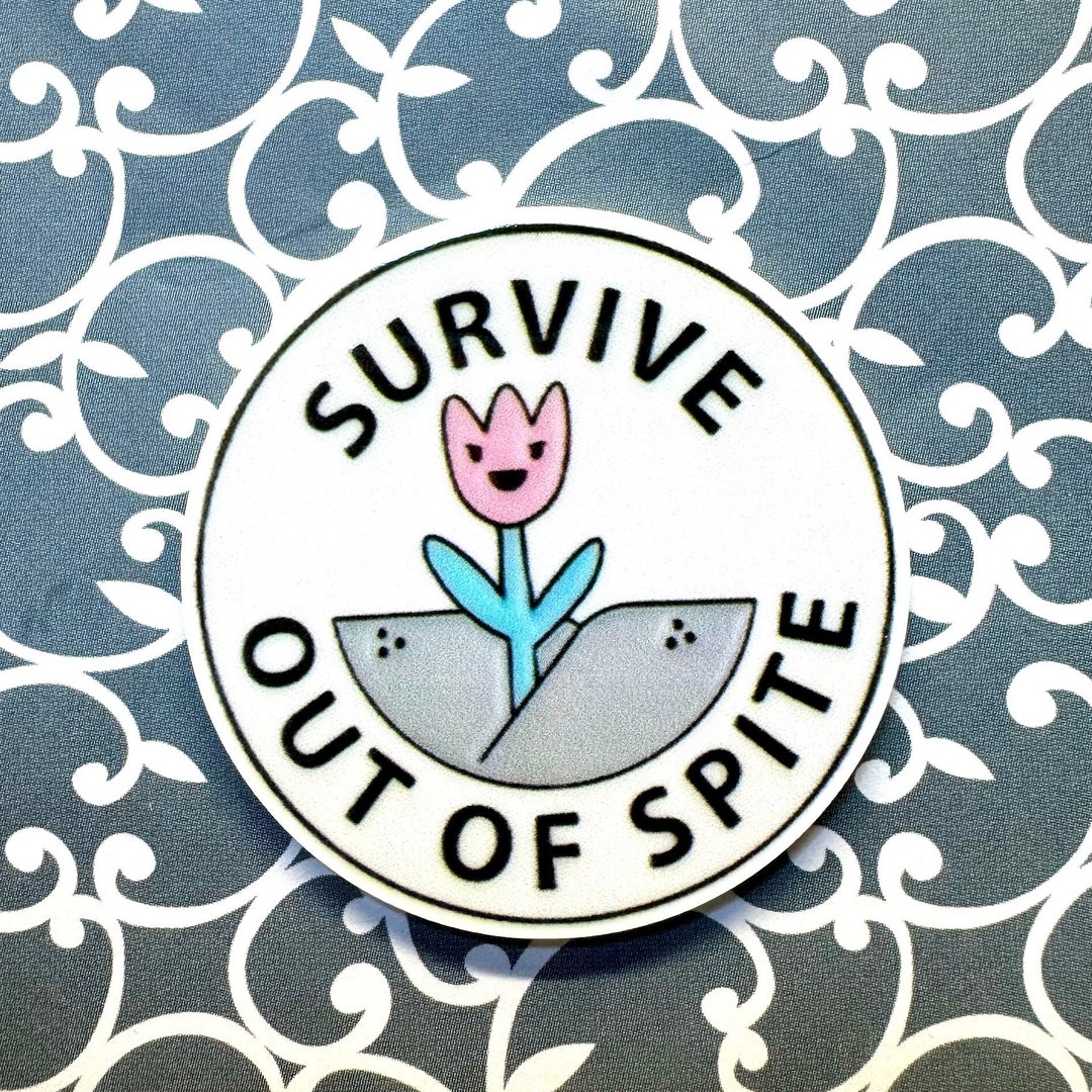 Bogg Bag Tag Survive Out of Spite Beach Bag Charm Compatible With ...