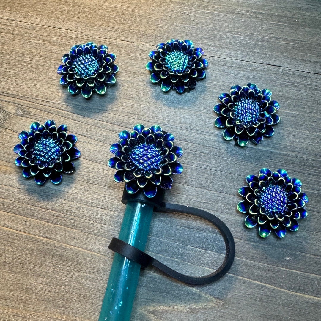 Oil Slick Black Sunflower Straw Cap - Etsy