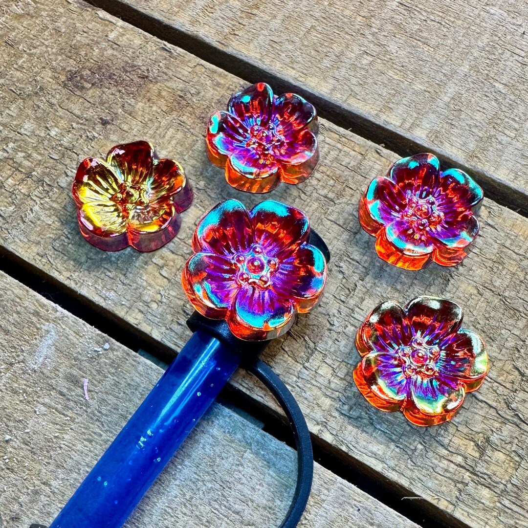 Pink Yellow Oil Slick Flower Straw Cap - Etsy