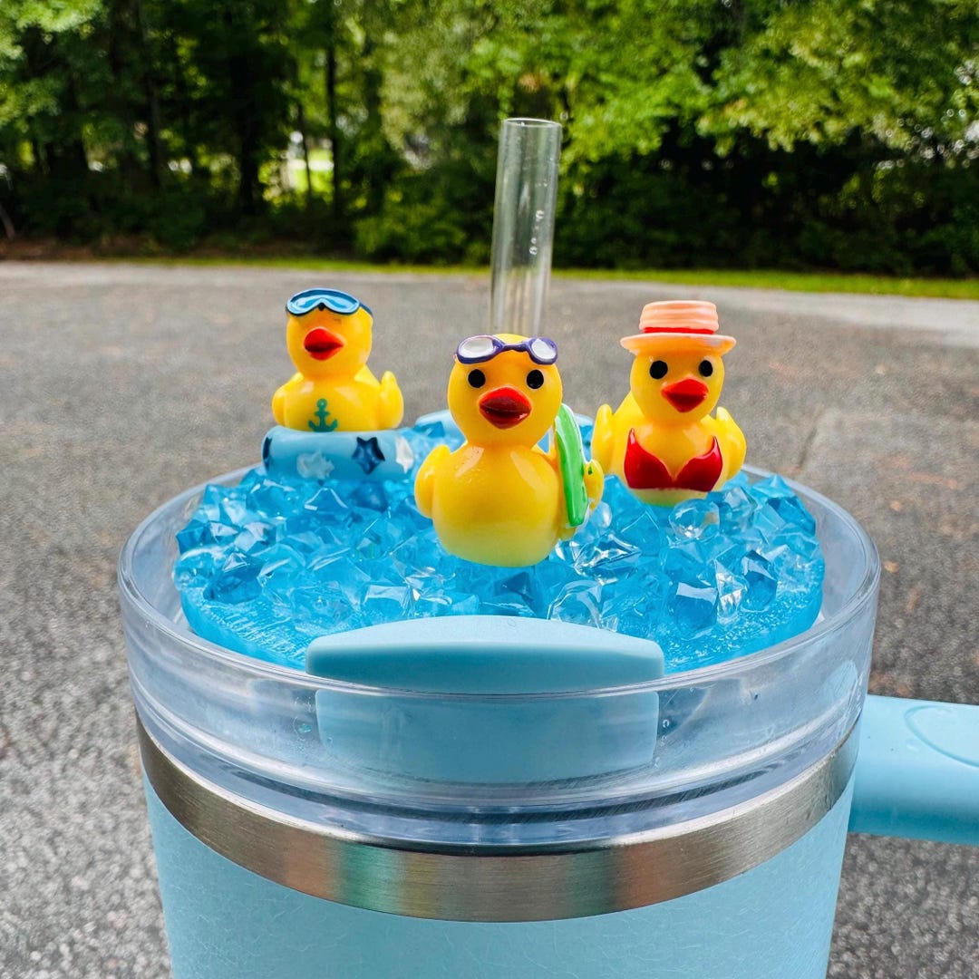 Duck Pool Party Cup Topper for 20/30 Oz or 40 Oz - Etsy
