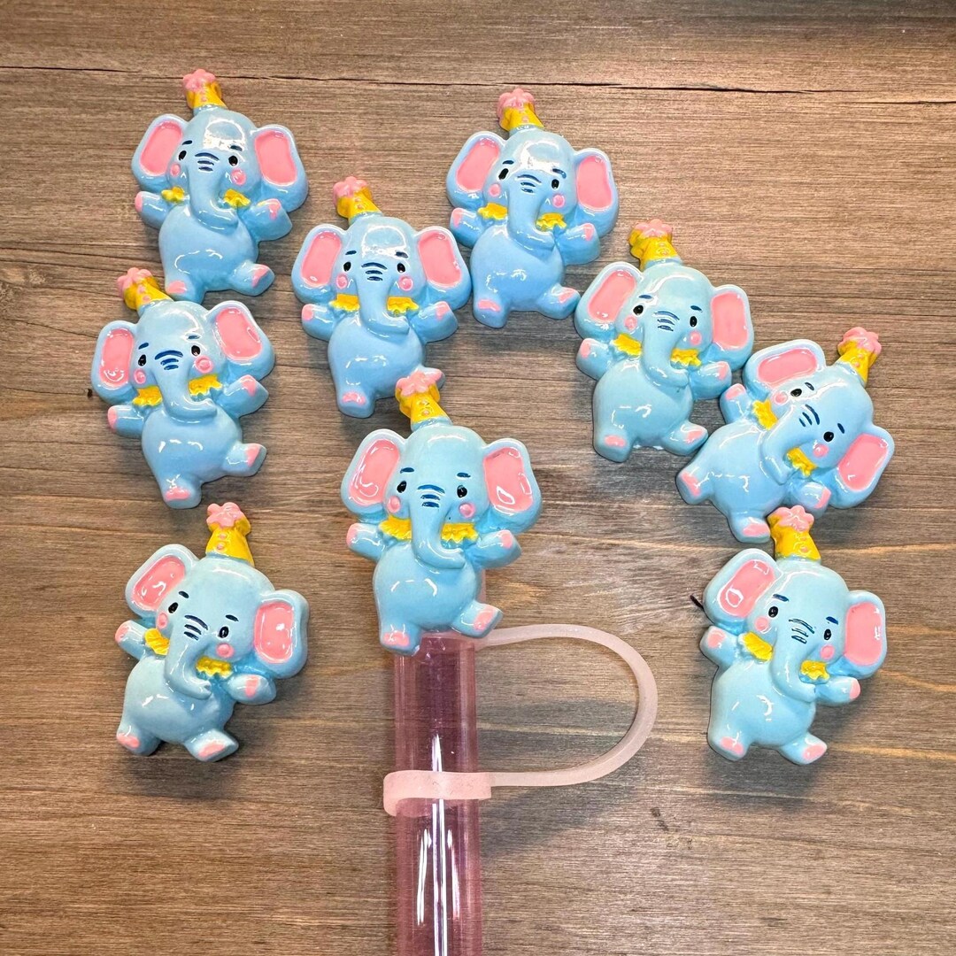 Party Elephant Straw Cap - Etsy