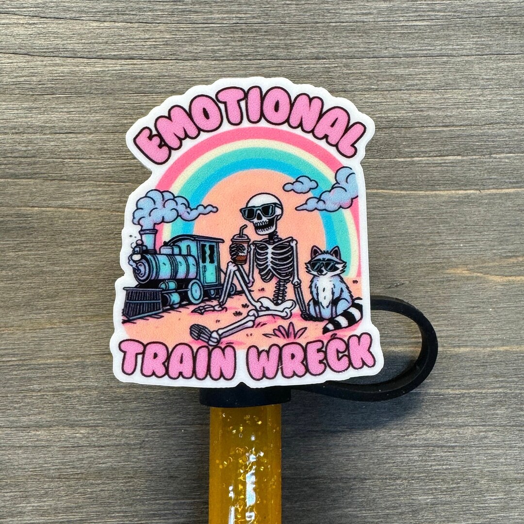 Emotional Train Wreck Straw Cap - Etsy