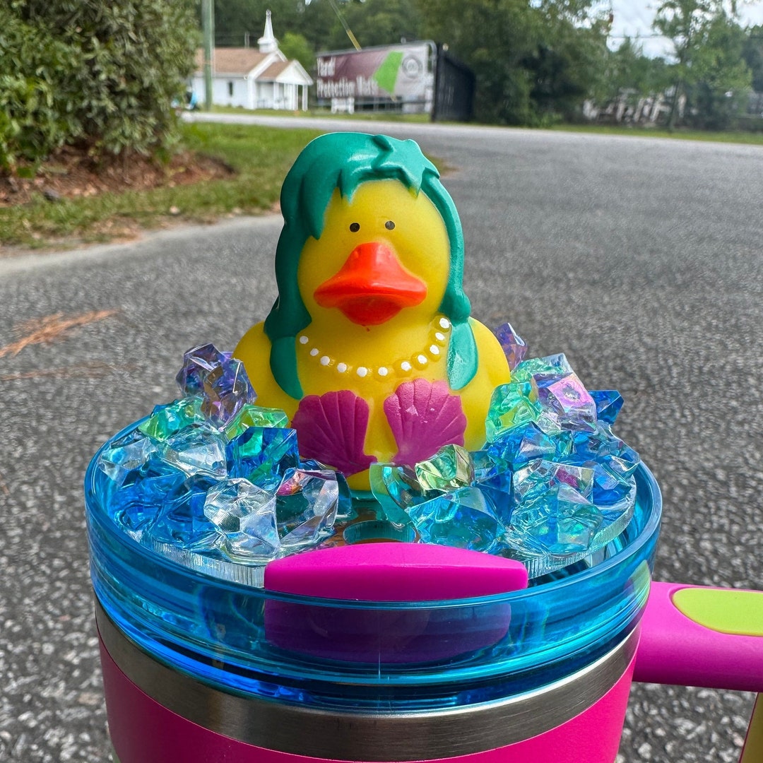 Mermaid Duck Stanley Topper 3 Colors to Choose From - Etsy