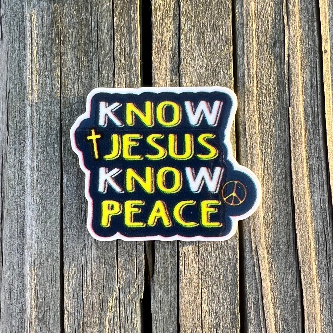 Know Jesus Know Peace Beach Bag Bit Charm Compatible With Simply ...