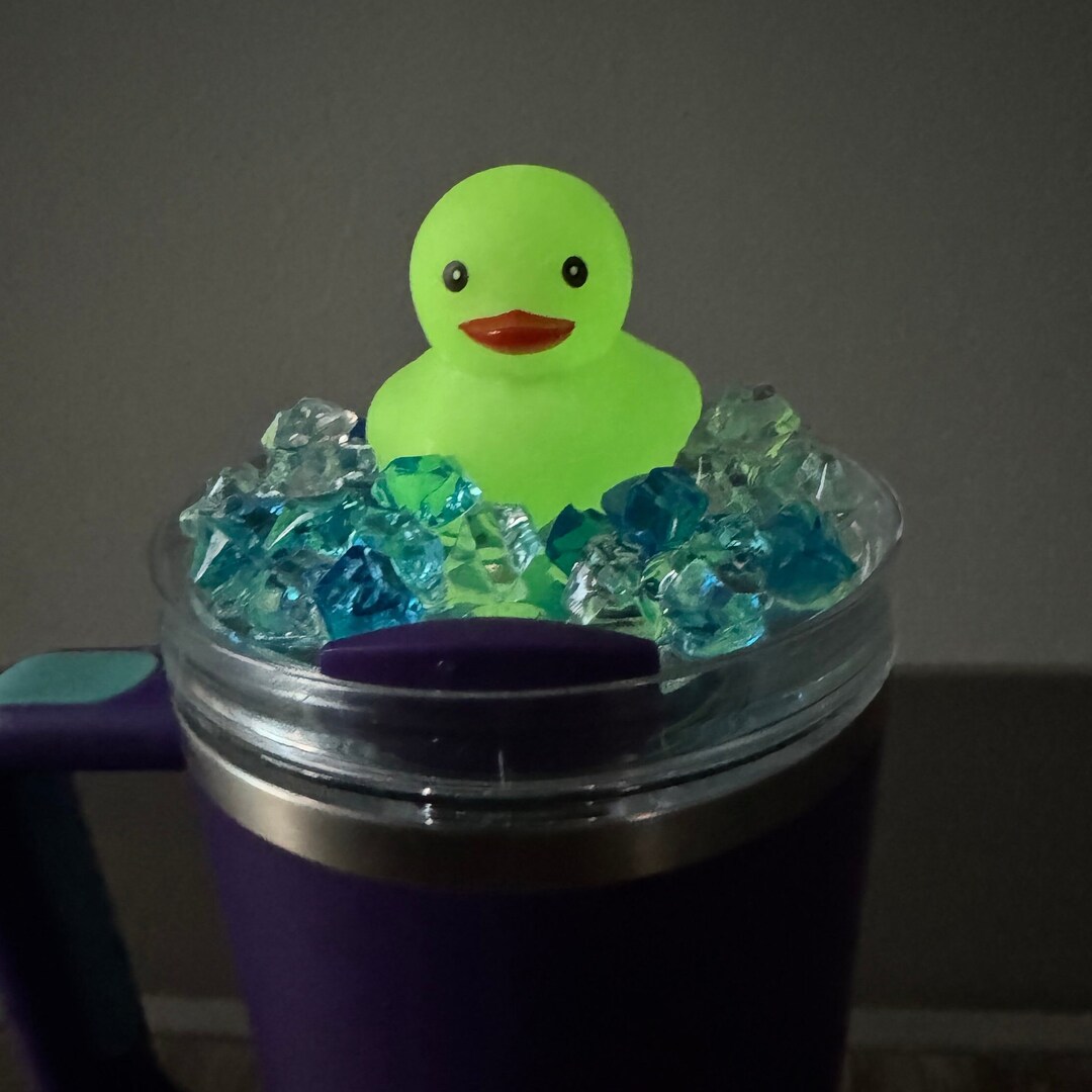 Glow in the Dark Rubber Duck Topper - Etsy