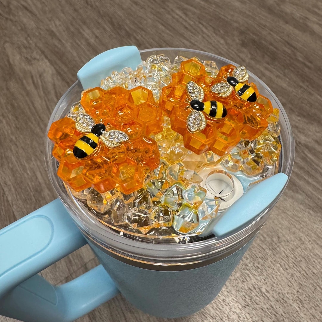 Honeycomb With Bees 30 or 40 Oz Cup Topper - Etsy