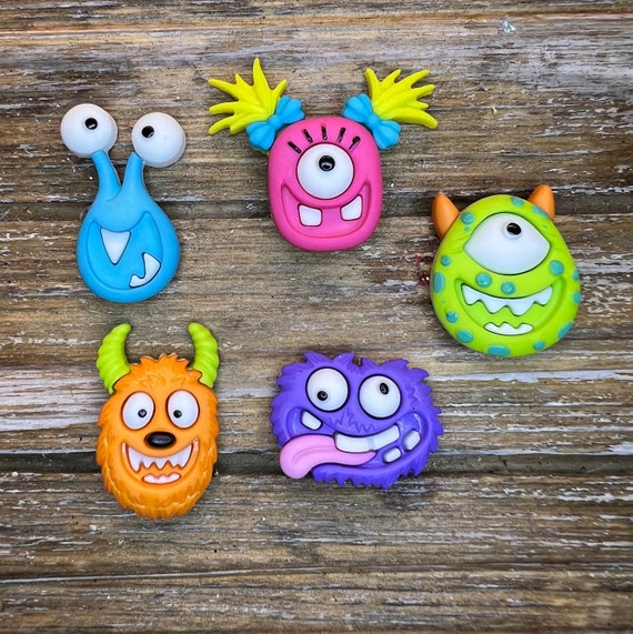 Silly Monster Face Croc Charm - Etsy