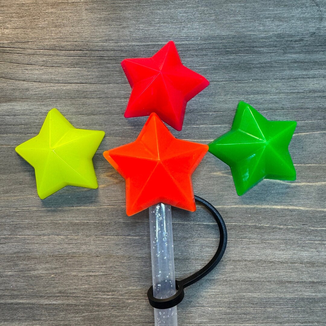 Neon Star Straw Cap 4 Colors to Choose From - Etsy