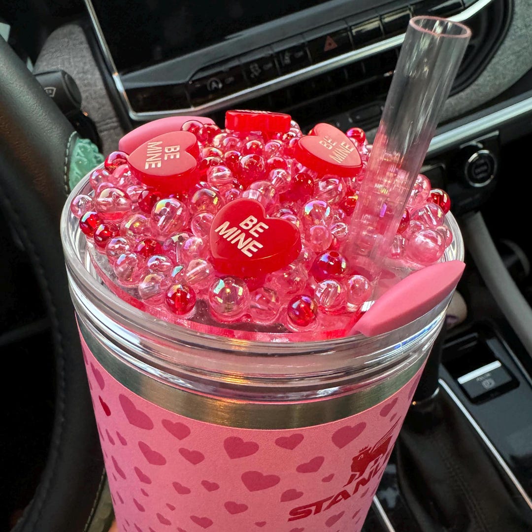 Be Mine Bubble Cup Topper - Etsy