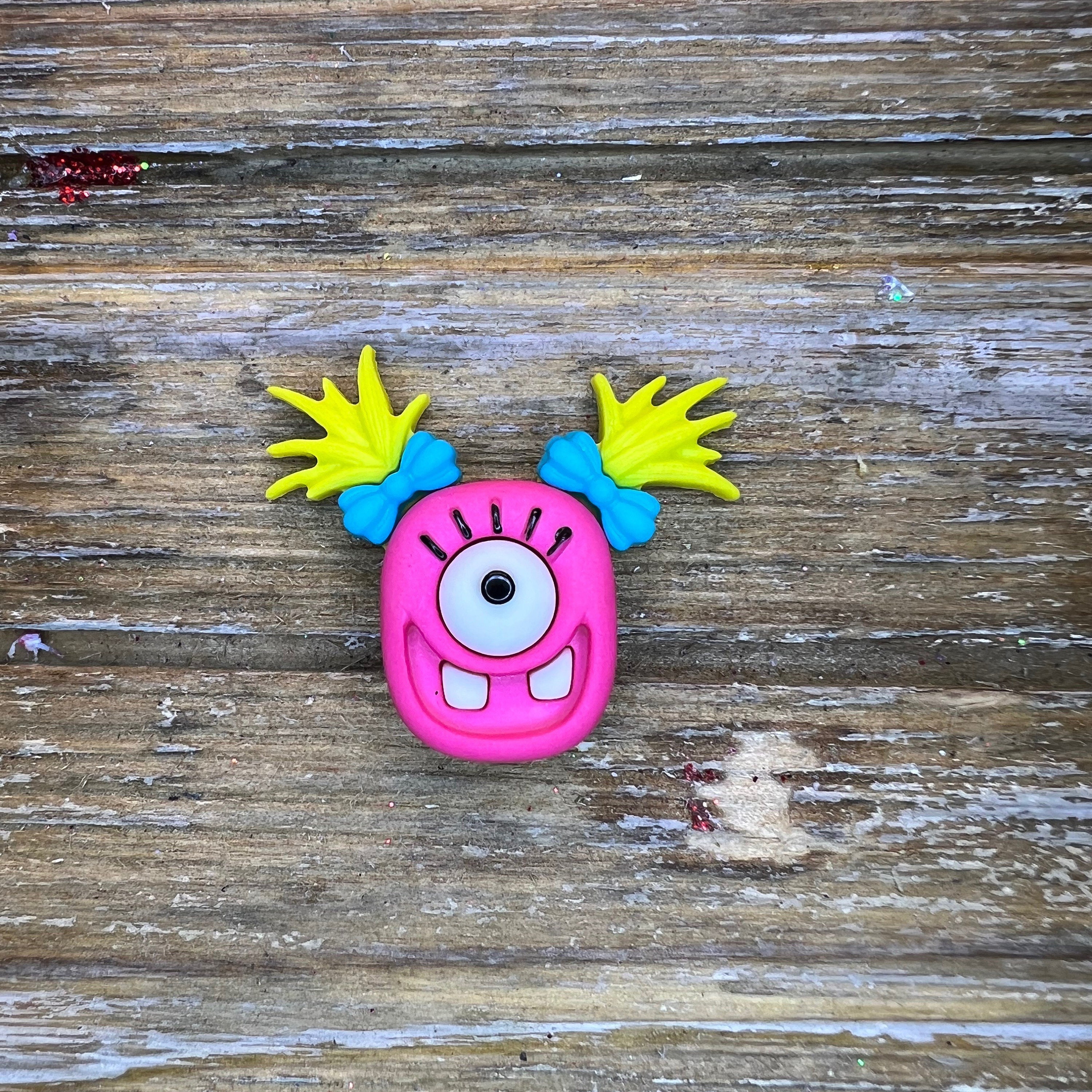 Silly Monster Face Croc Charm - Etsy