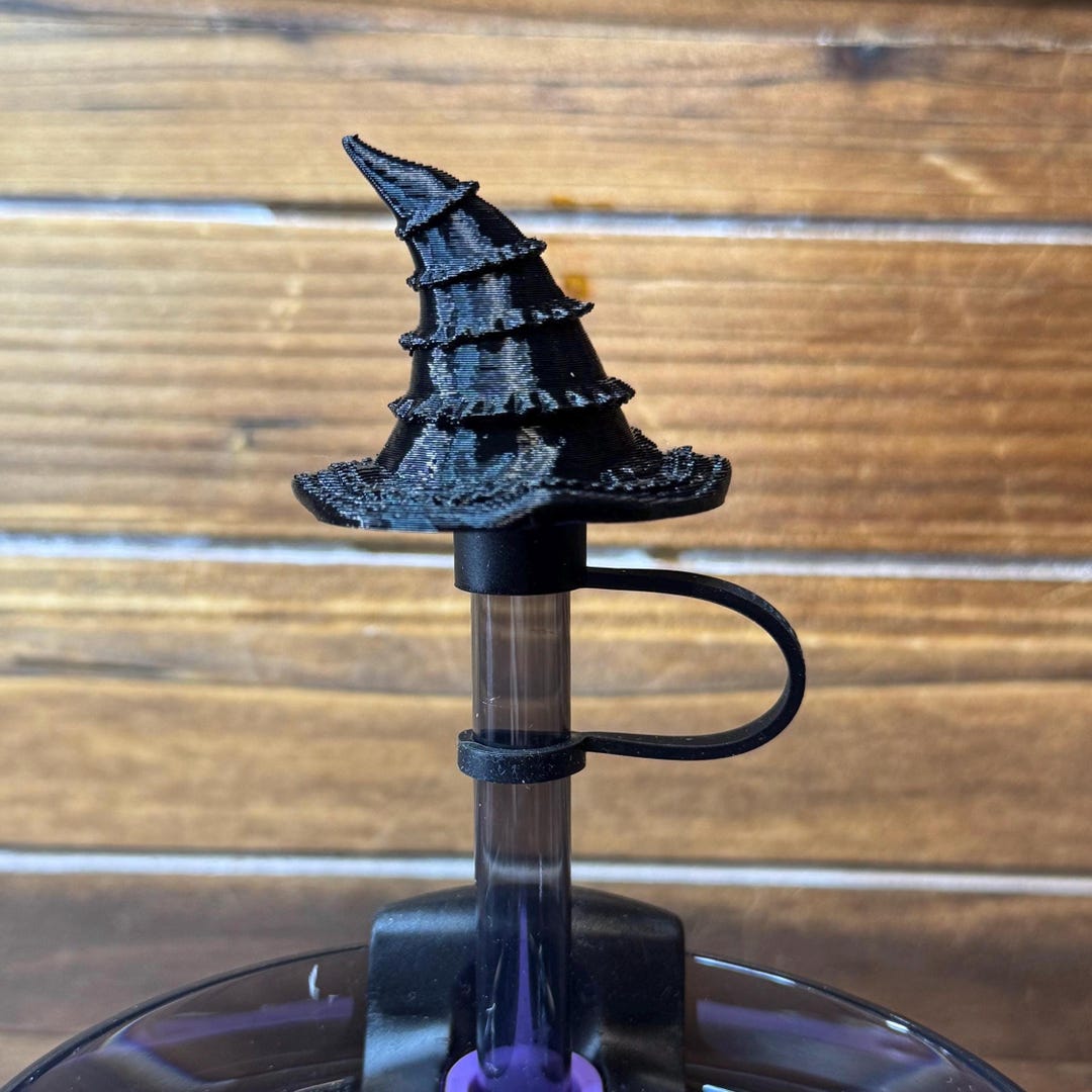 Witch Hat Full 3D Straw Cap - Etsy