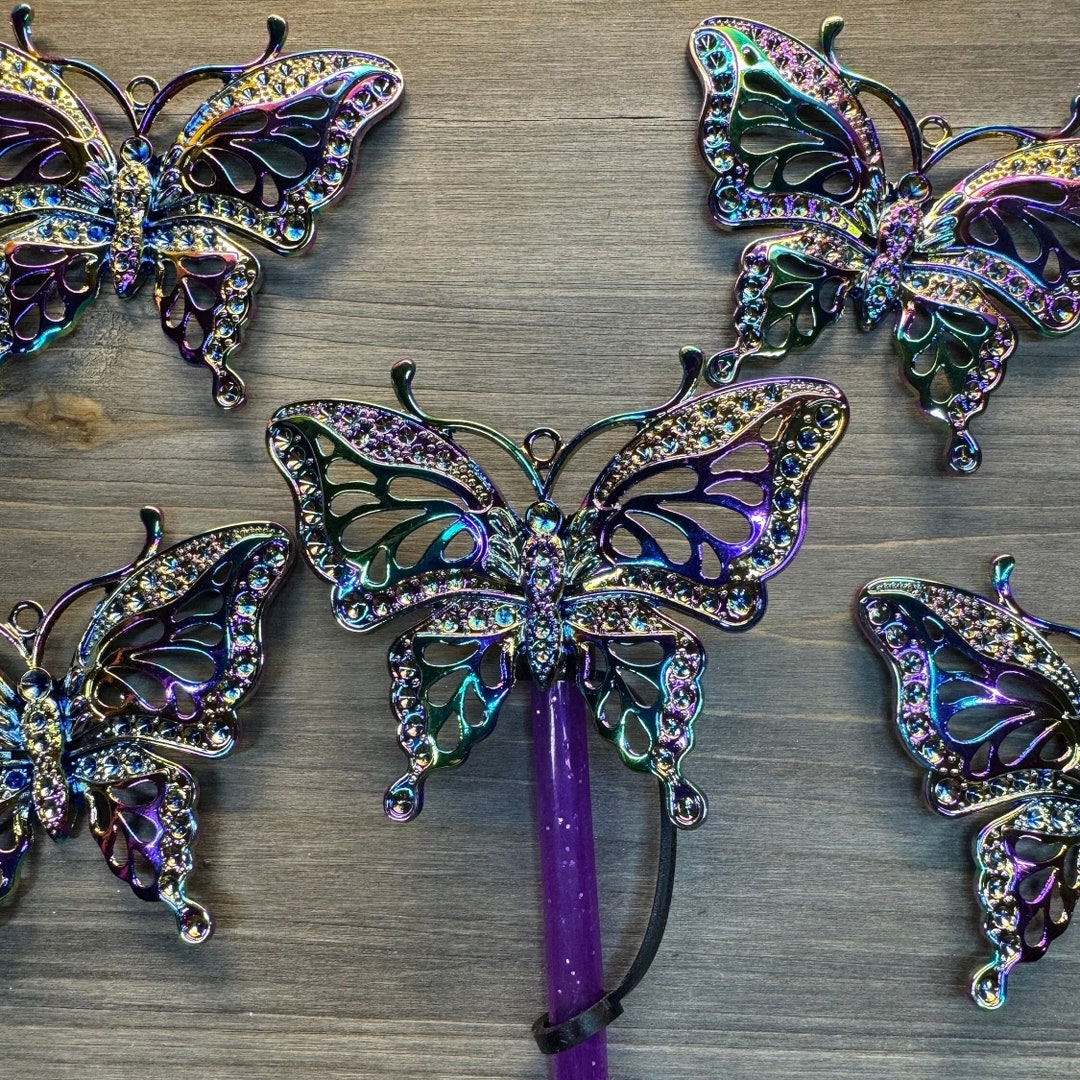 Chroma Butterfly XL Straw Cap - Etsy