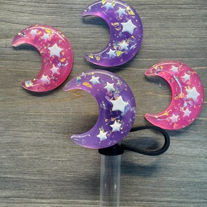 Glitter Moon Straw Cap Cover. 2 Colors to Choose From - Etsy