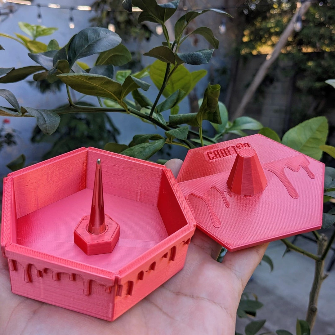 Ashtray With Poker and Lid Remove Ash From Bowl - Etsy