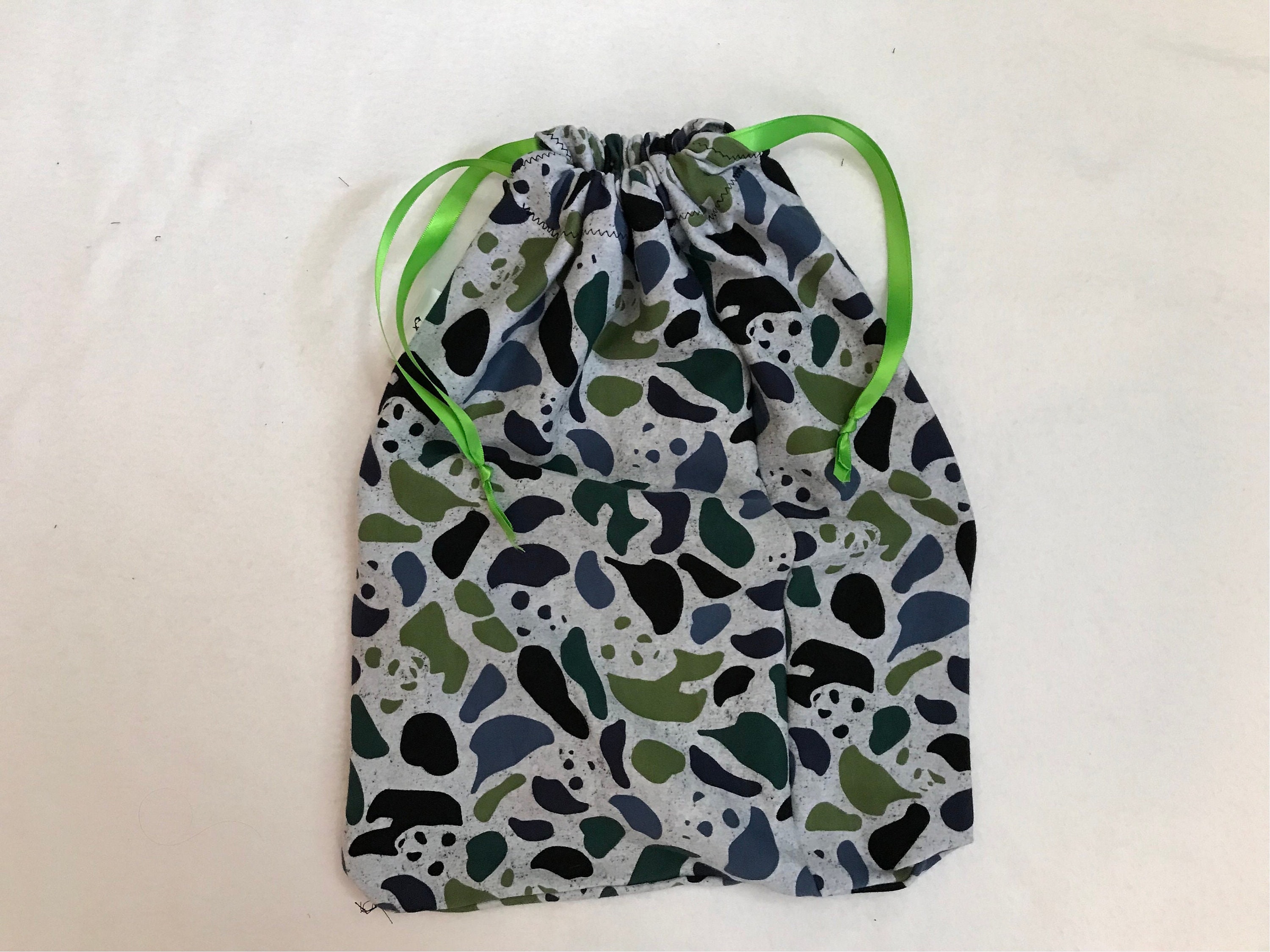 Punky Pandas Fabric Gift Bag - Reusable and Upcycled. - Etsy