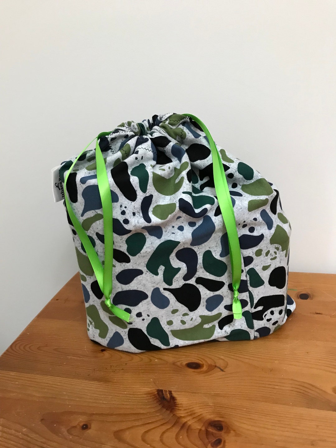 Punky Pandas Fabric Gift Bag - Reusable and Upcycled. - Etsy