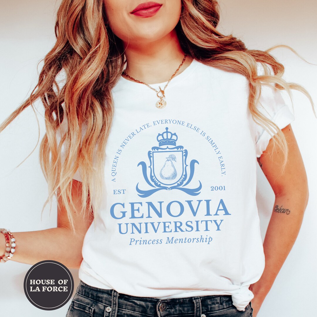 Genovia University Shirt, Princess Diaries, Genovia Shirt, Genovia ...