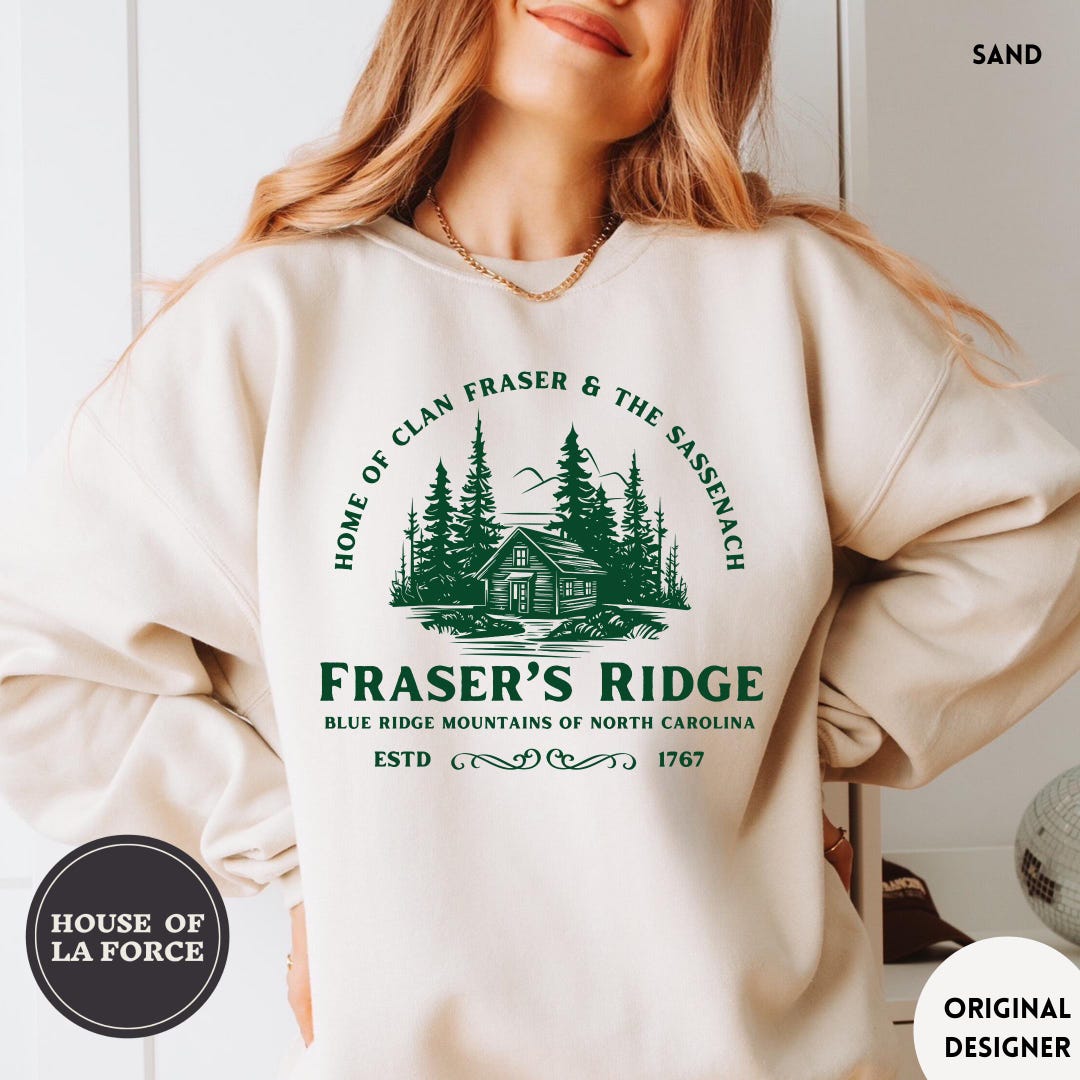 Outlander Sweatshirt, Claire Fraser, Outlander Book Series Shirt, Jamie Fraser Shirt, Fraser ...