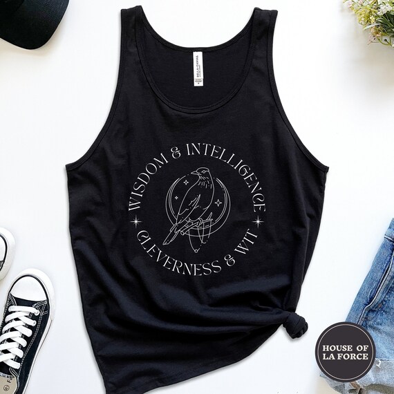 Wisdom & Intelligence Raven Wizard Tank Top | Etsy