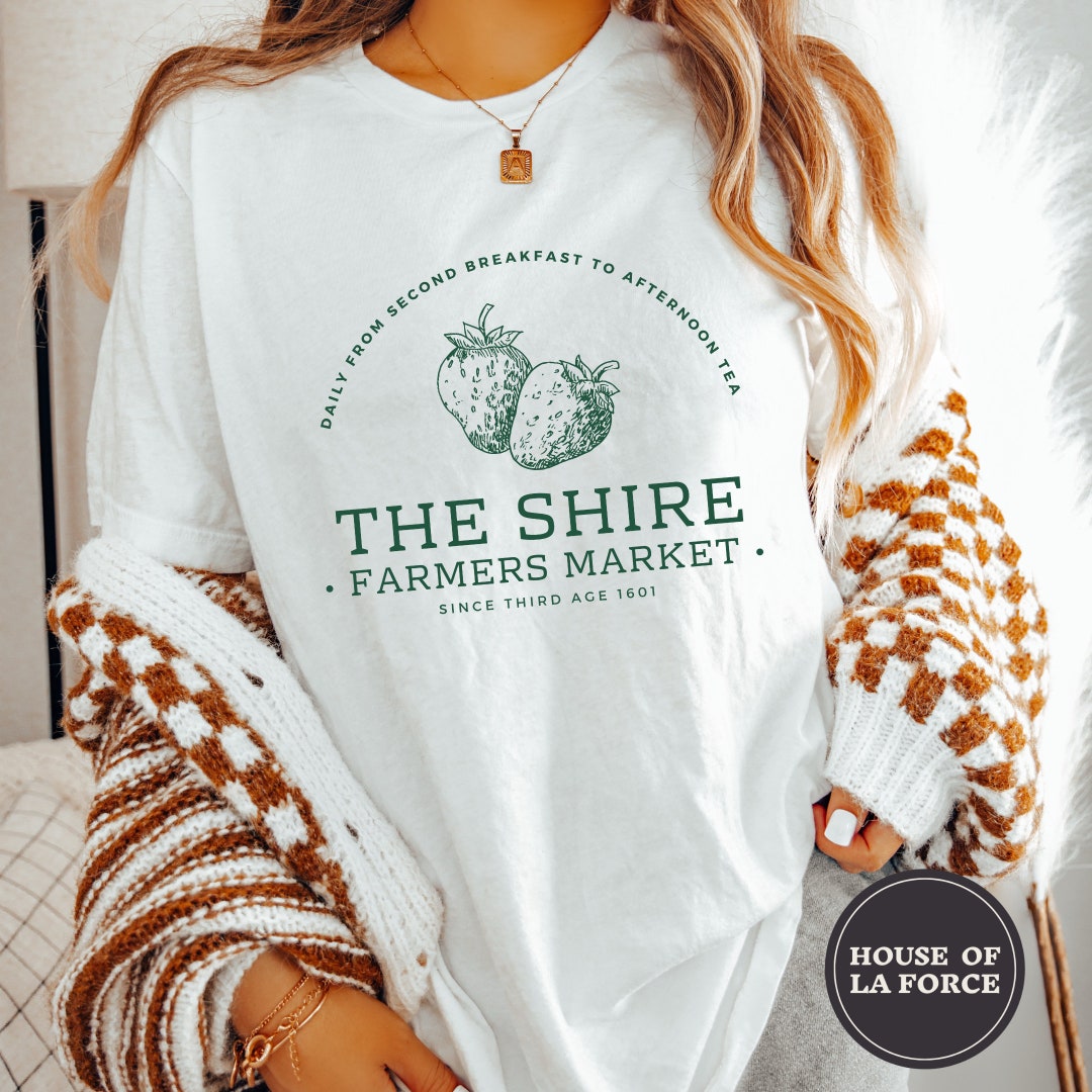 The Shire Farmers Market Shirt, the Hobbit, Elevenses Shirt, Lord of ...