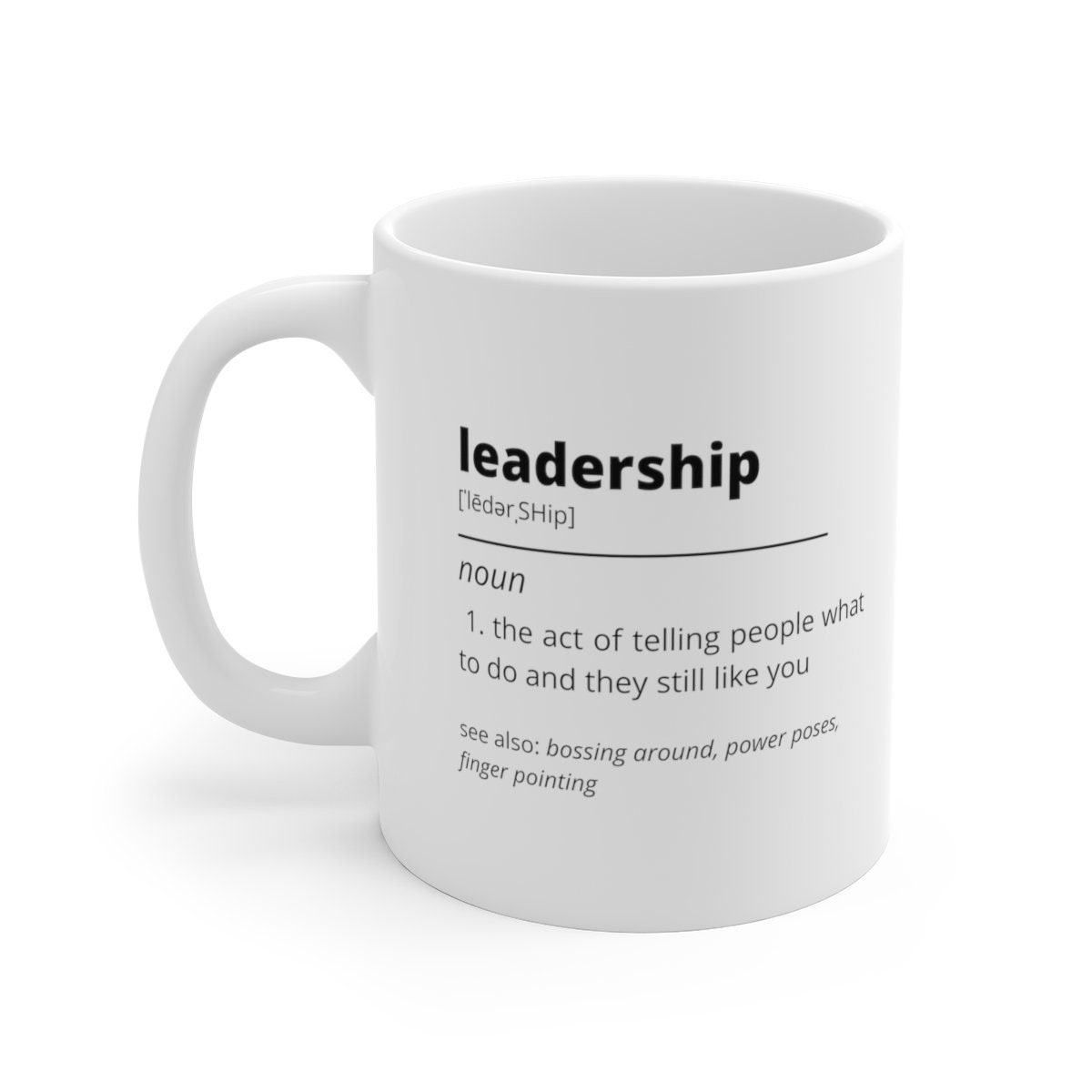 Leadership Definition Definition Mug Funny Mug Leader Mug - Etsy