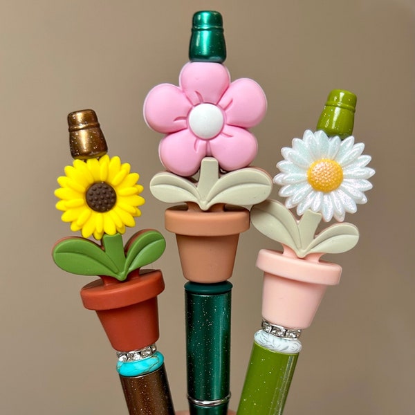 Flower Pot Pen - Etsy