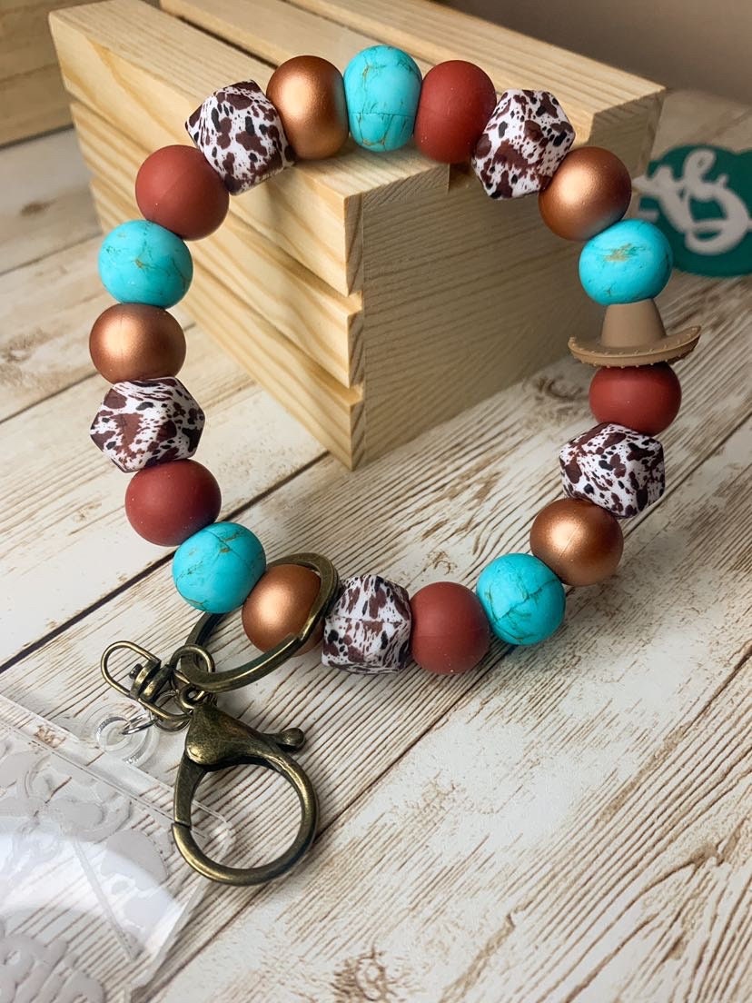 Wranglin’ Mama Keychain | Bridesmaid Gifts | Wristlet Keychain ...