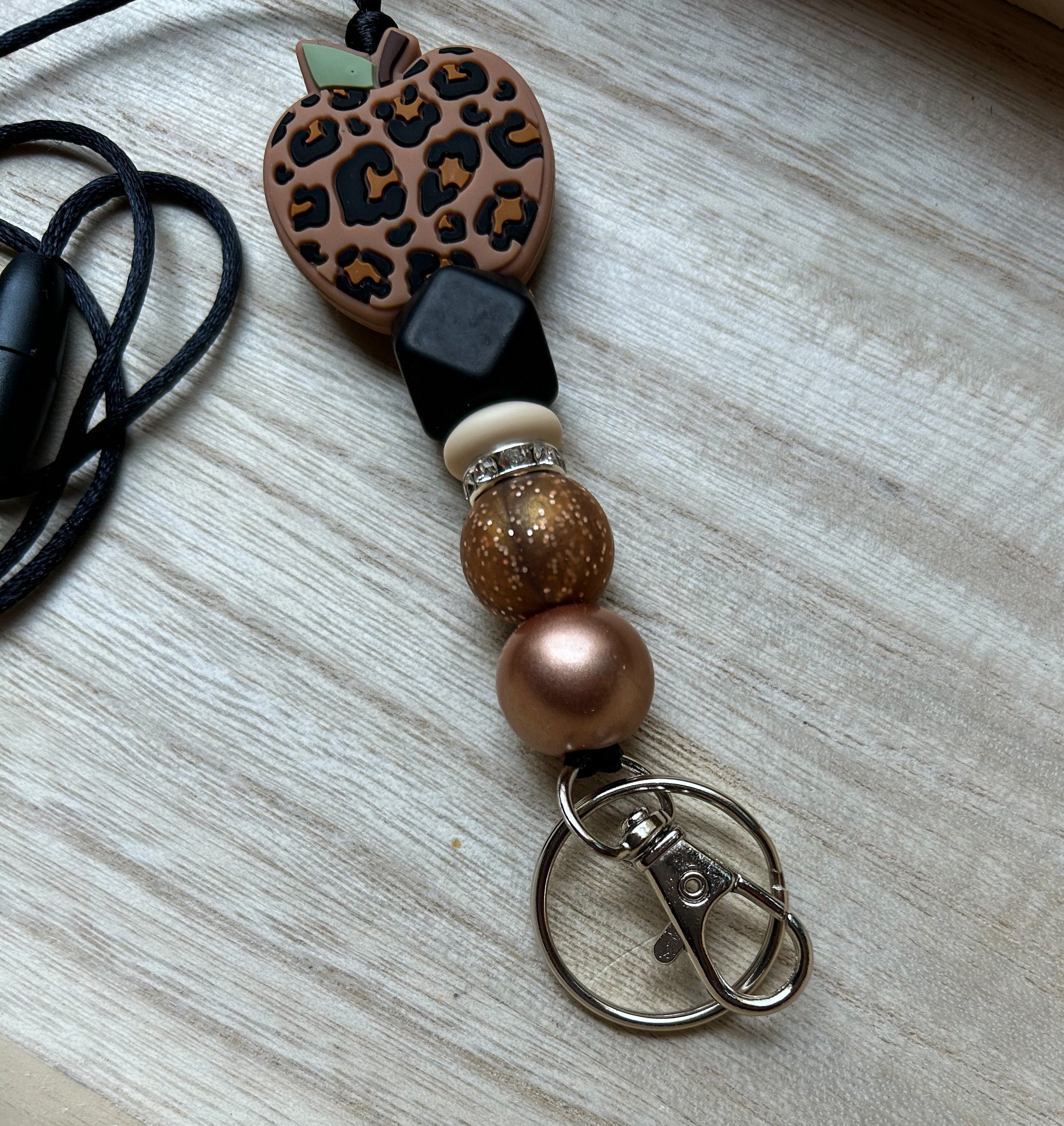 Apple Lanyard Teacher Lanyard Back to School Teacher Gift School ...