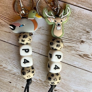 Deer Keychain, Duck Keychain, Deer Hunting Gift, Duck Hunting Gift ...