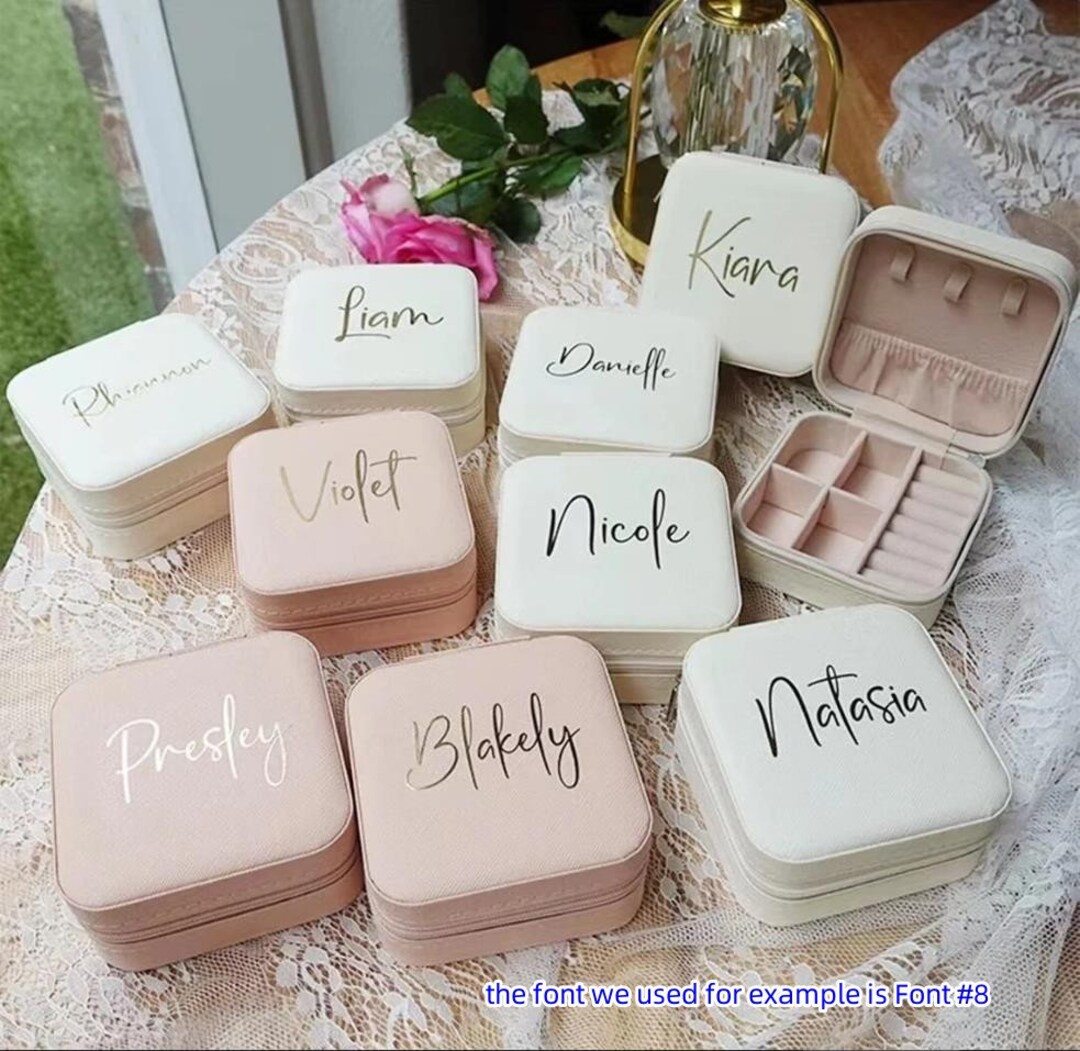 Personalized Jewelry Box Custom Jewelry Boxes Bridesmaid Jewelry Box ...