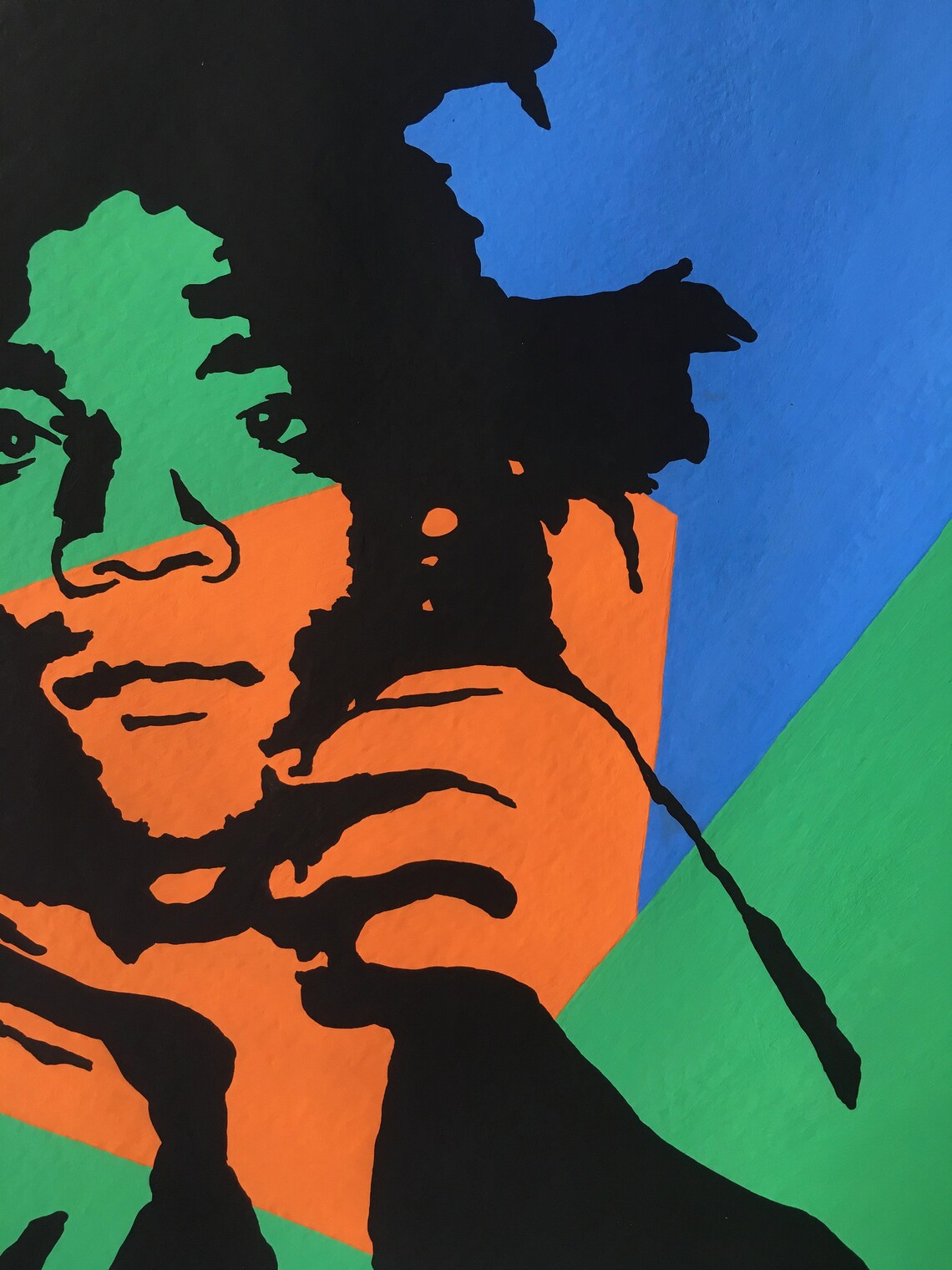 Andy Warhol. Jean-michel Basquiat. Watercolor on Paper. Pop Art ...